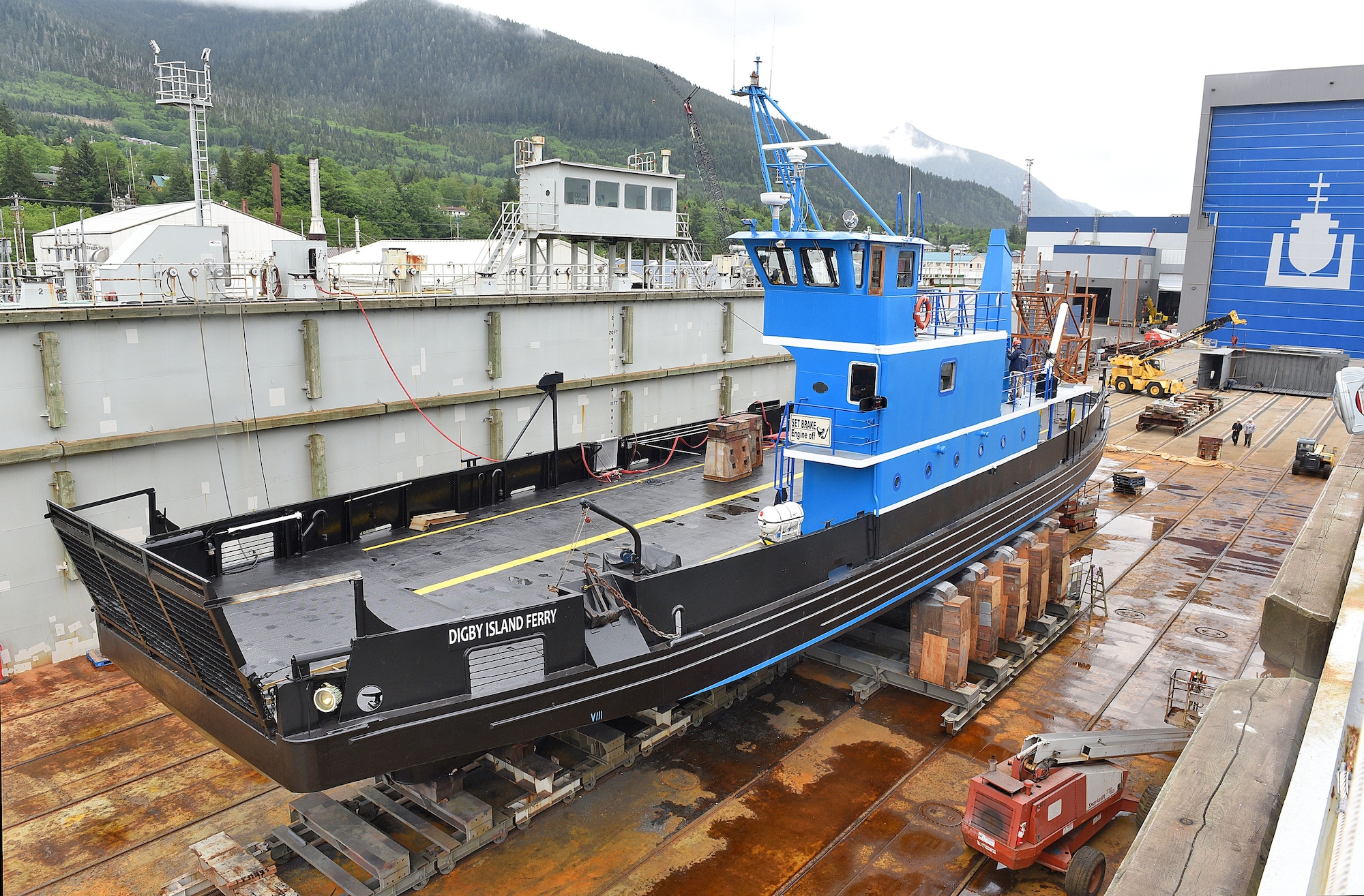 DIGBY ISLAND FERRY in dock at Vigor shipyard, Ketchikan, Alaska [2000x1315] | Scrolller