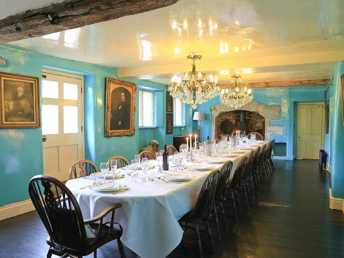 Dining Room of Lea Hall in Matlock, Derbyshire, England [1200x900] | Scrolller