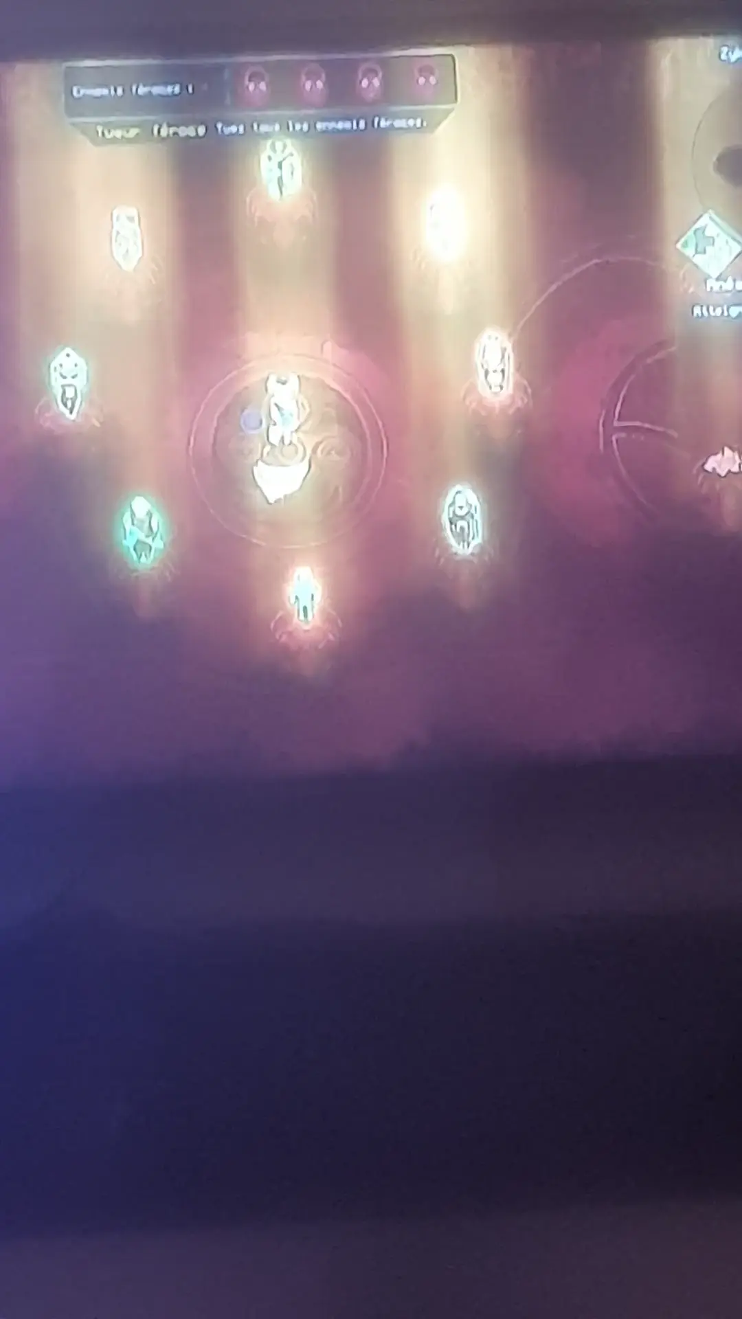 Does anyone know what's the wheel in middle of relics in family trial is for? We can make it go ...