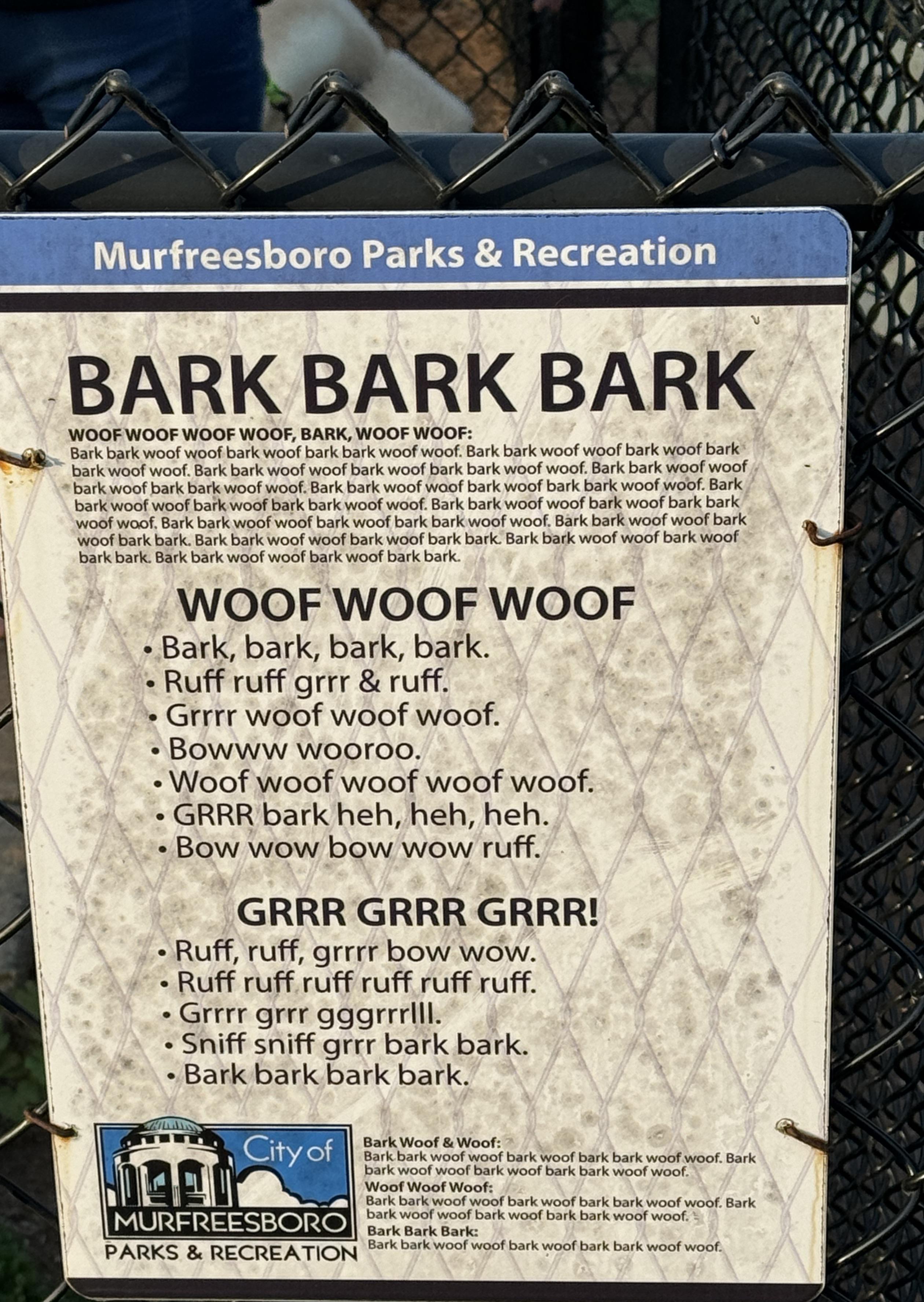 Dog Park Rules | Scrolller
