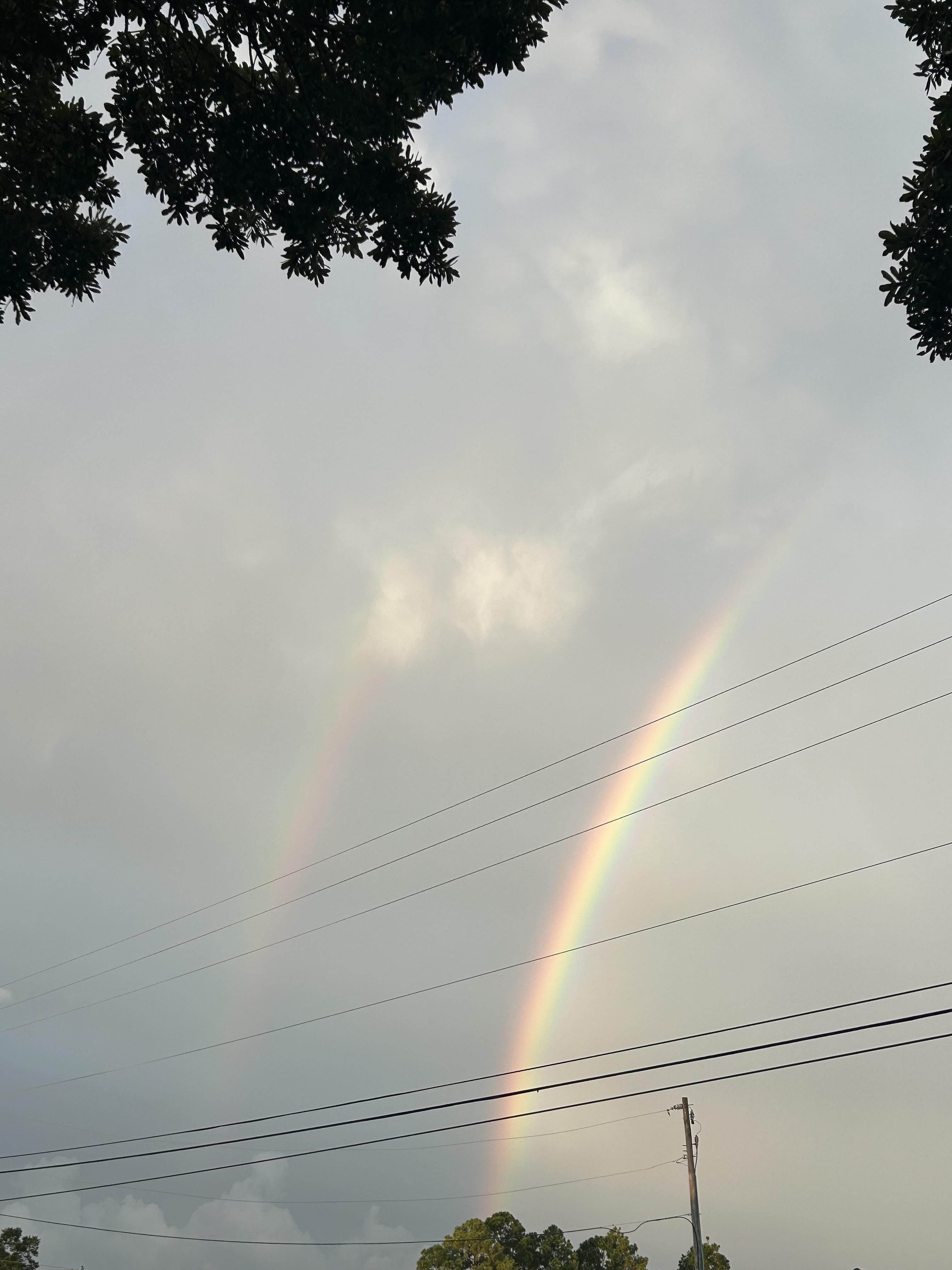 Double Rainbow morning | Scrolller