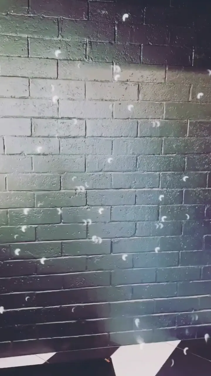 During the eclipse these disco balls reflected the sun | Scrolller