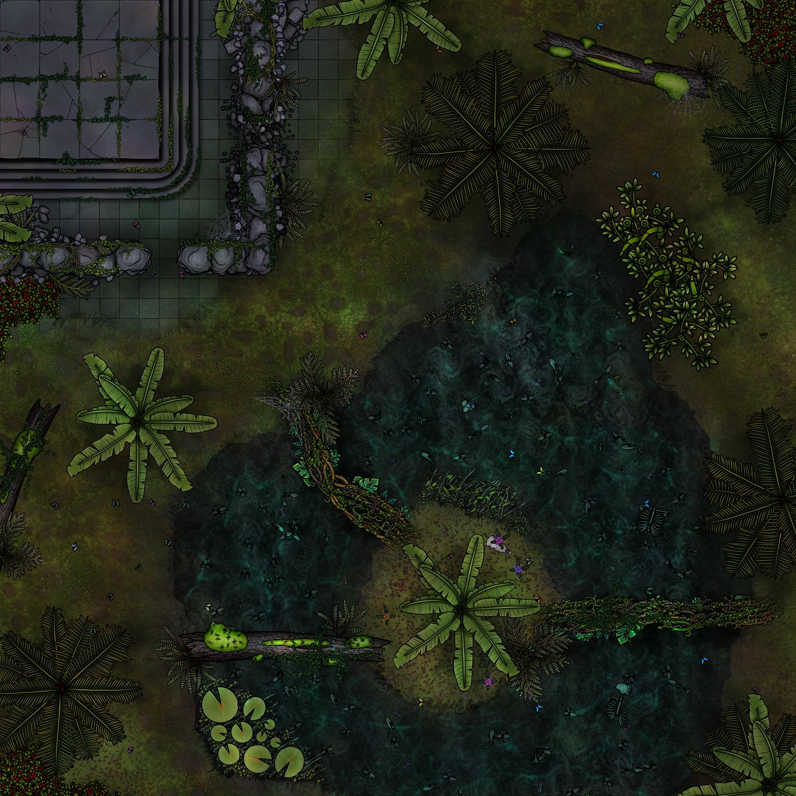 Duskmarsh [20x20] - Battlemap by miks.maps | Scrolller