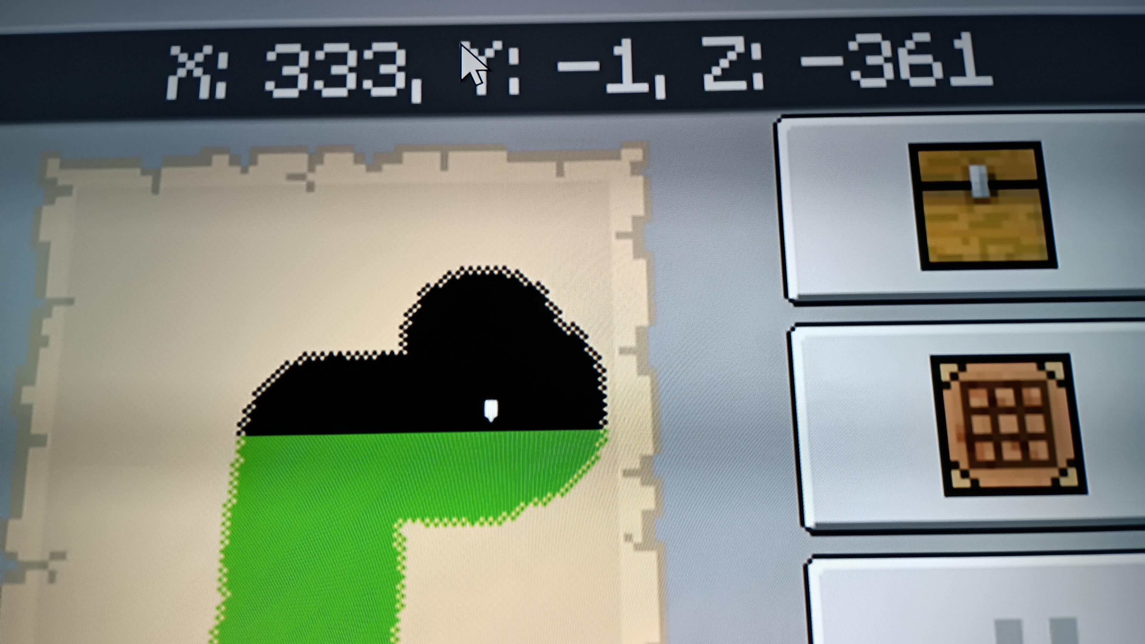 I got past the border in Minecraft 3DS Edition | Scrolller