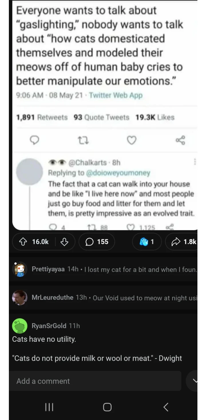 Dwight does have a point | Scrolller