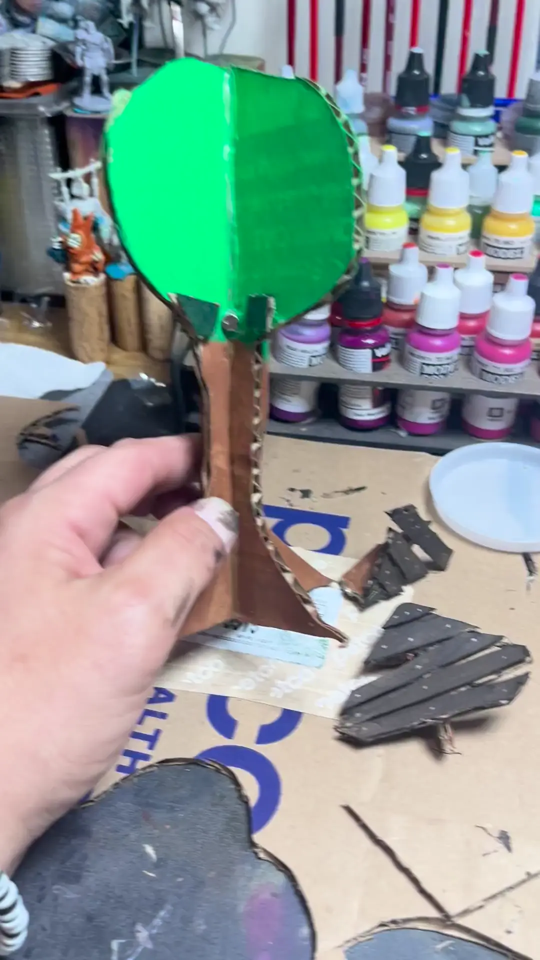 Dynamic cardboard trees - [OC] | Scrolller