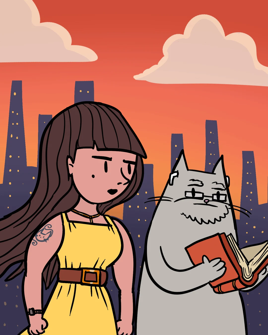 Heroic stance, me, digital, 2022 | Scrolller