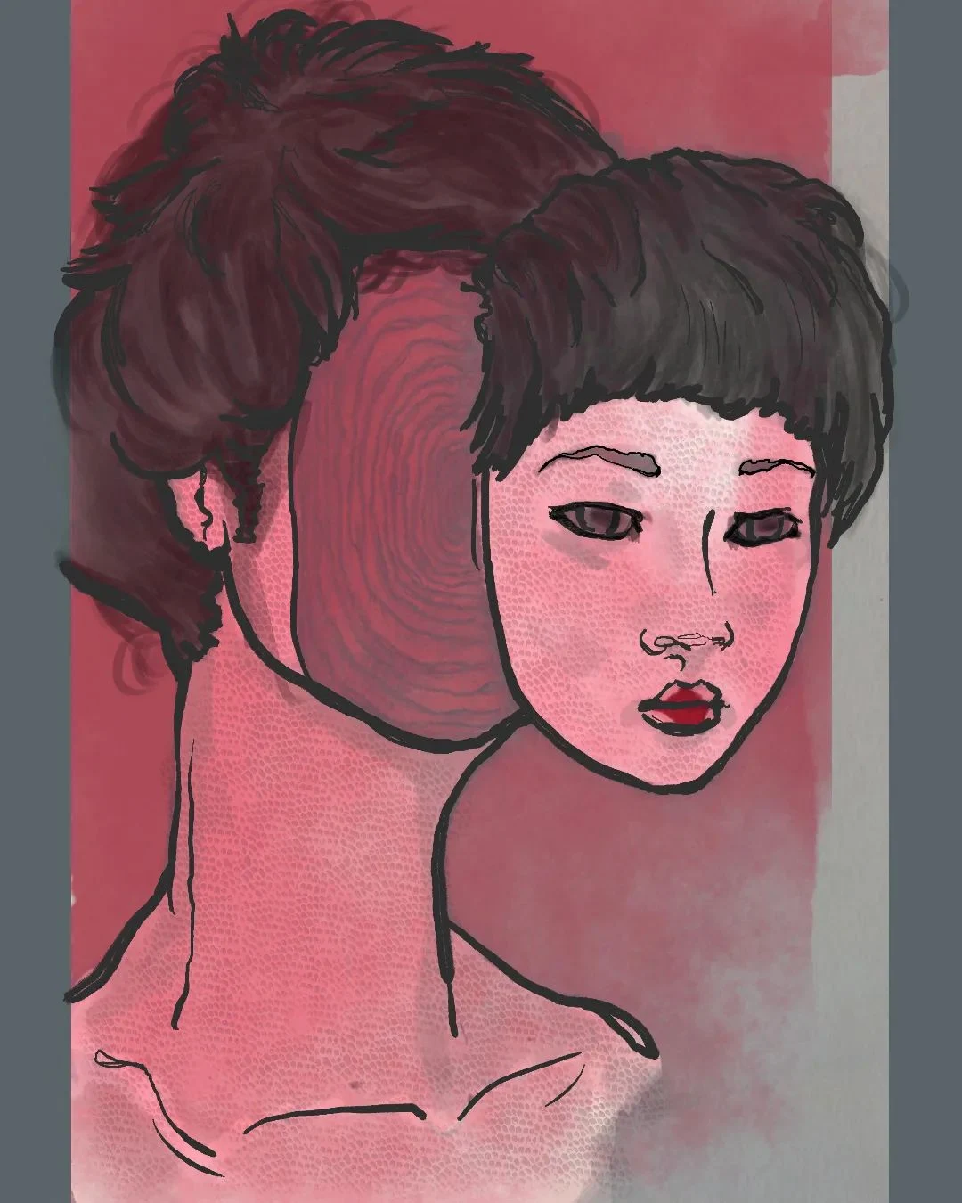 Trypophobia, me, digital, 2022 | Scrolller