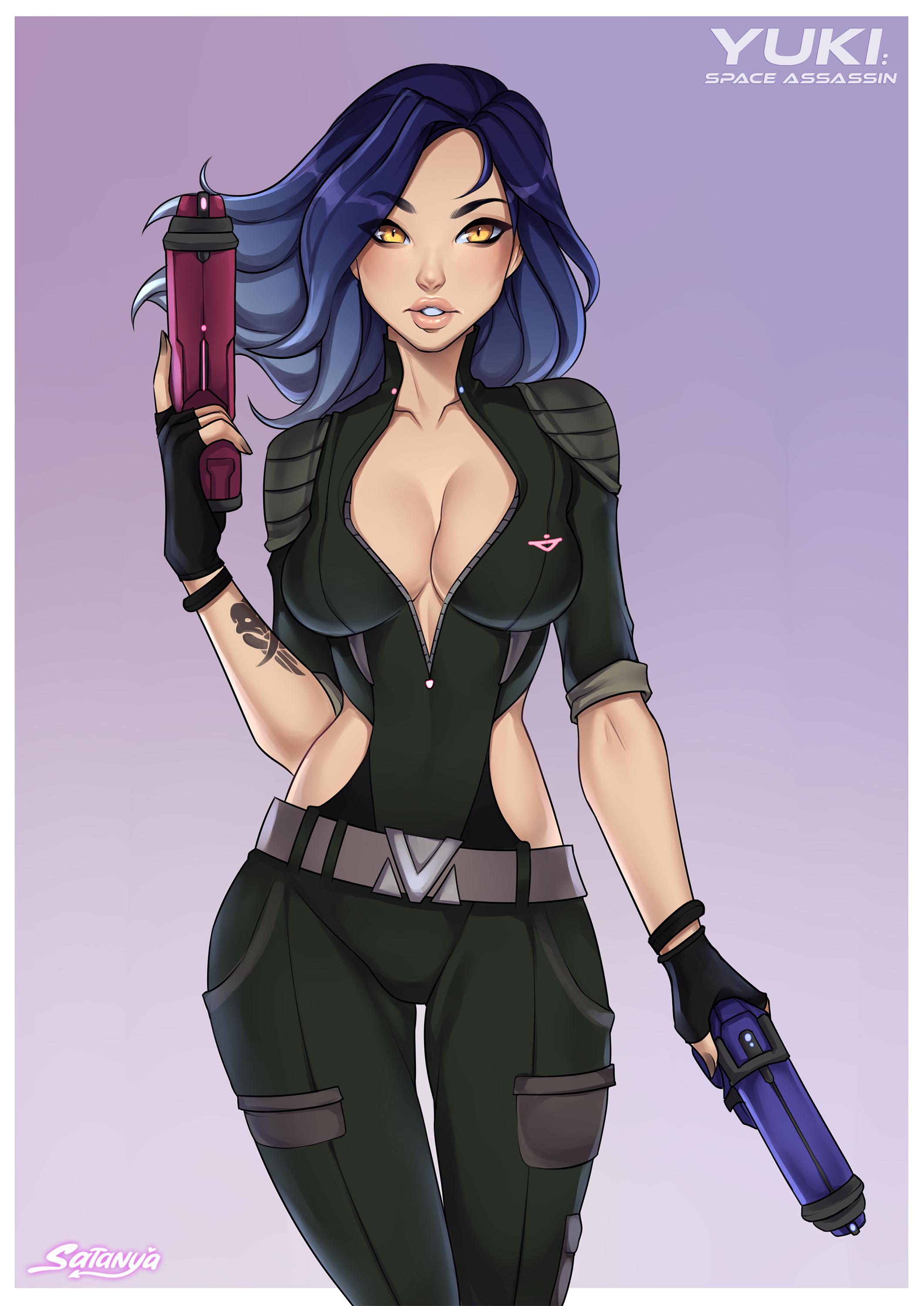 Yuki: Space Assassin by Satanya [OC] | Scrolller
