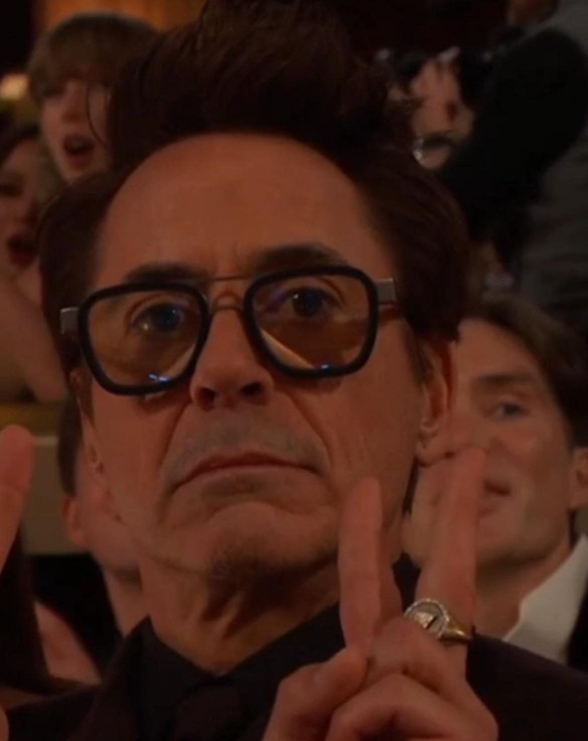 Robert Downey Jr. glasses at the 2024 Golden Globes | Scrolller