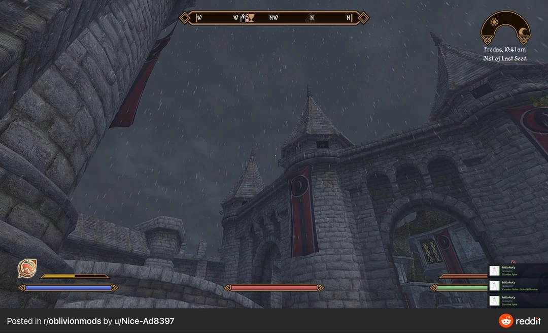 Rain Texture is stuck (Oblivion Rebirth+ Collection) | Scrolller