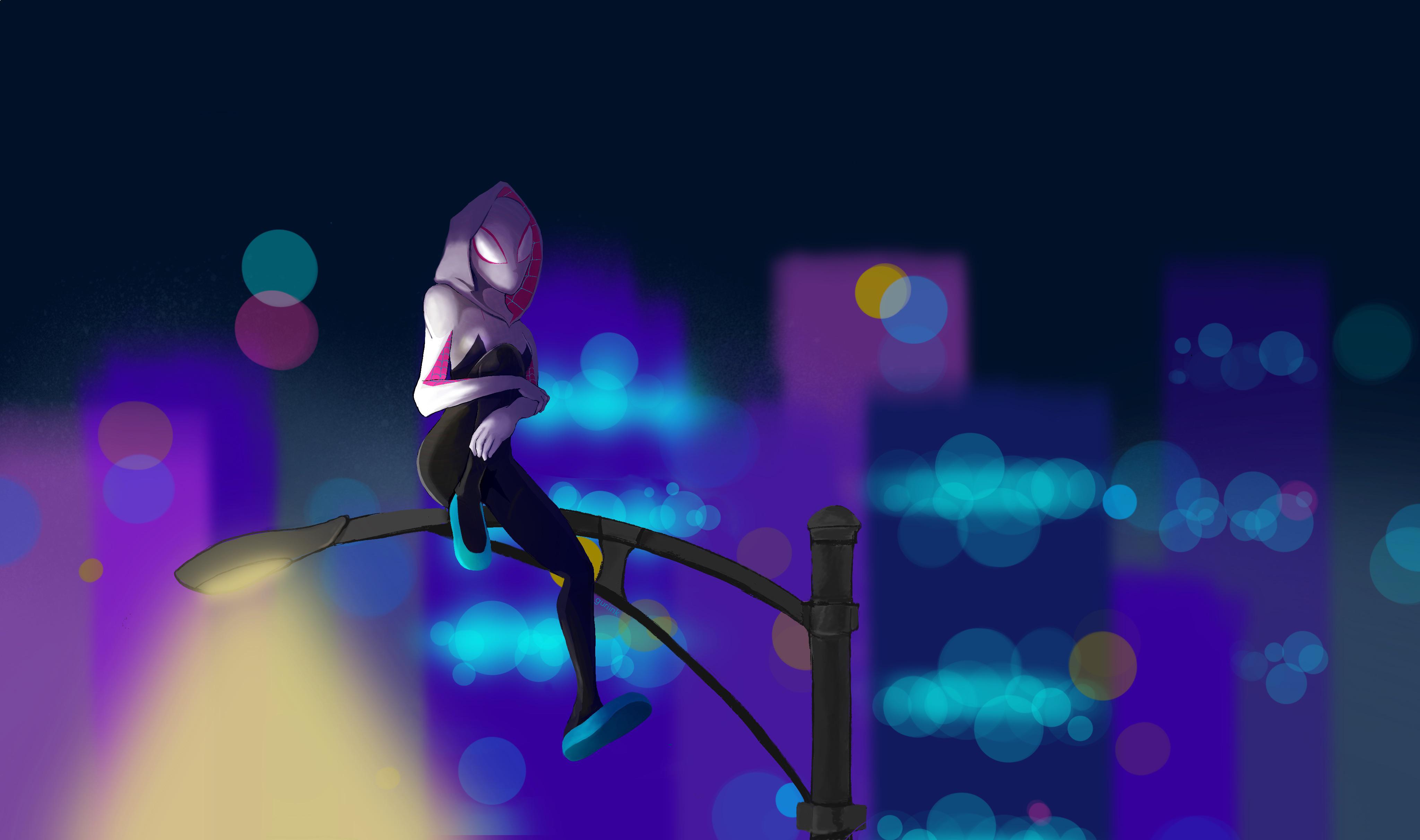 Really Happy To Share This Spider Gwen Fanart By Me Scrolller
