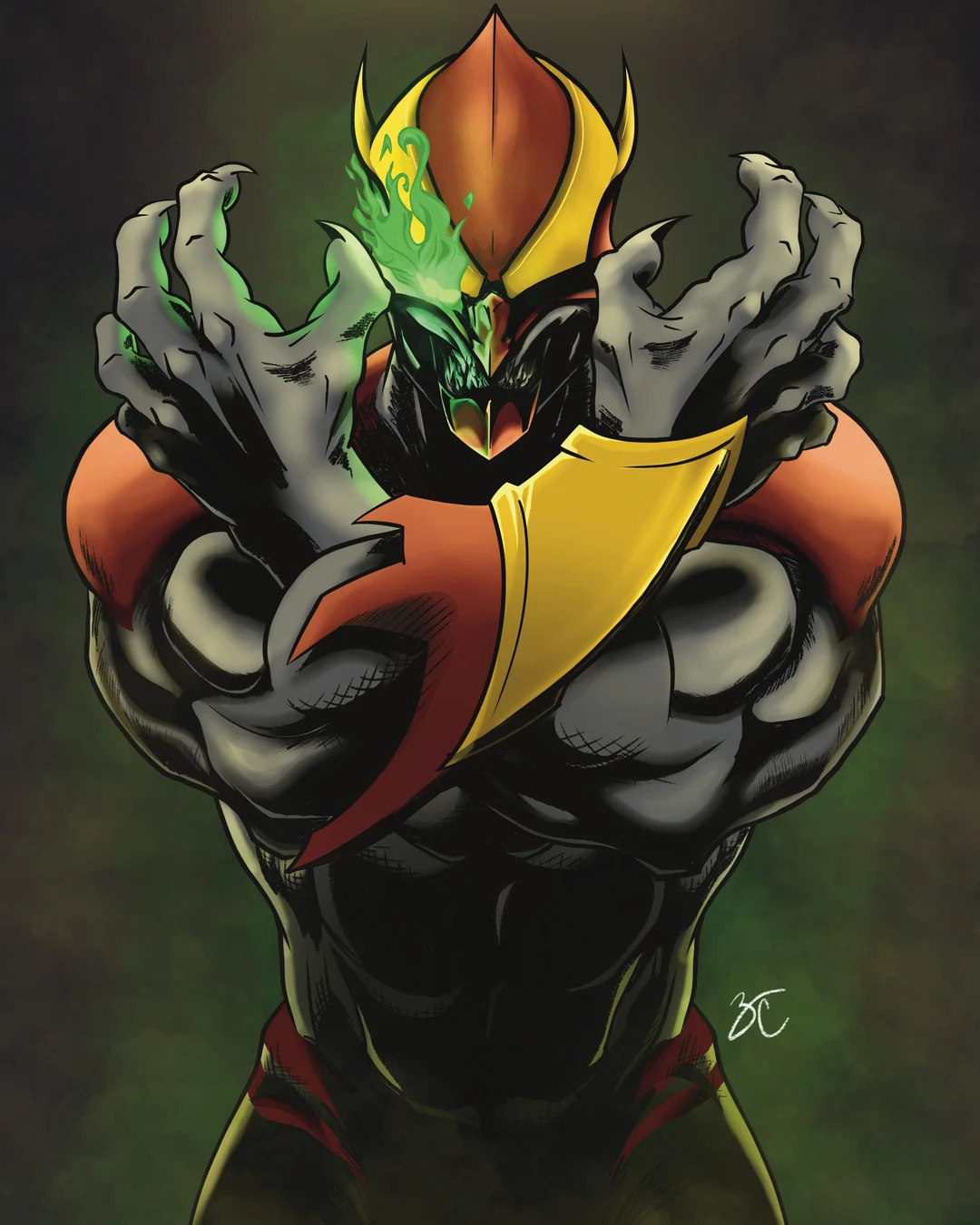 SHADE, ArtbyZC, Procreate, 2023 | Scrolller