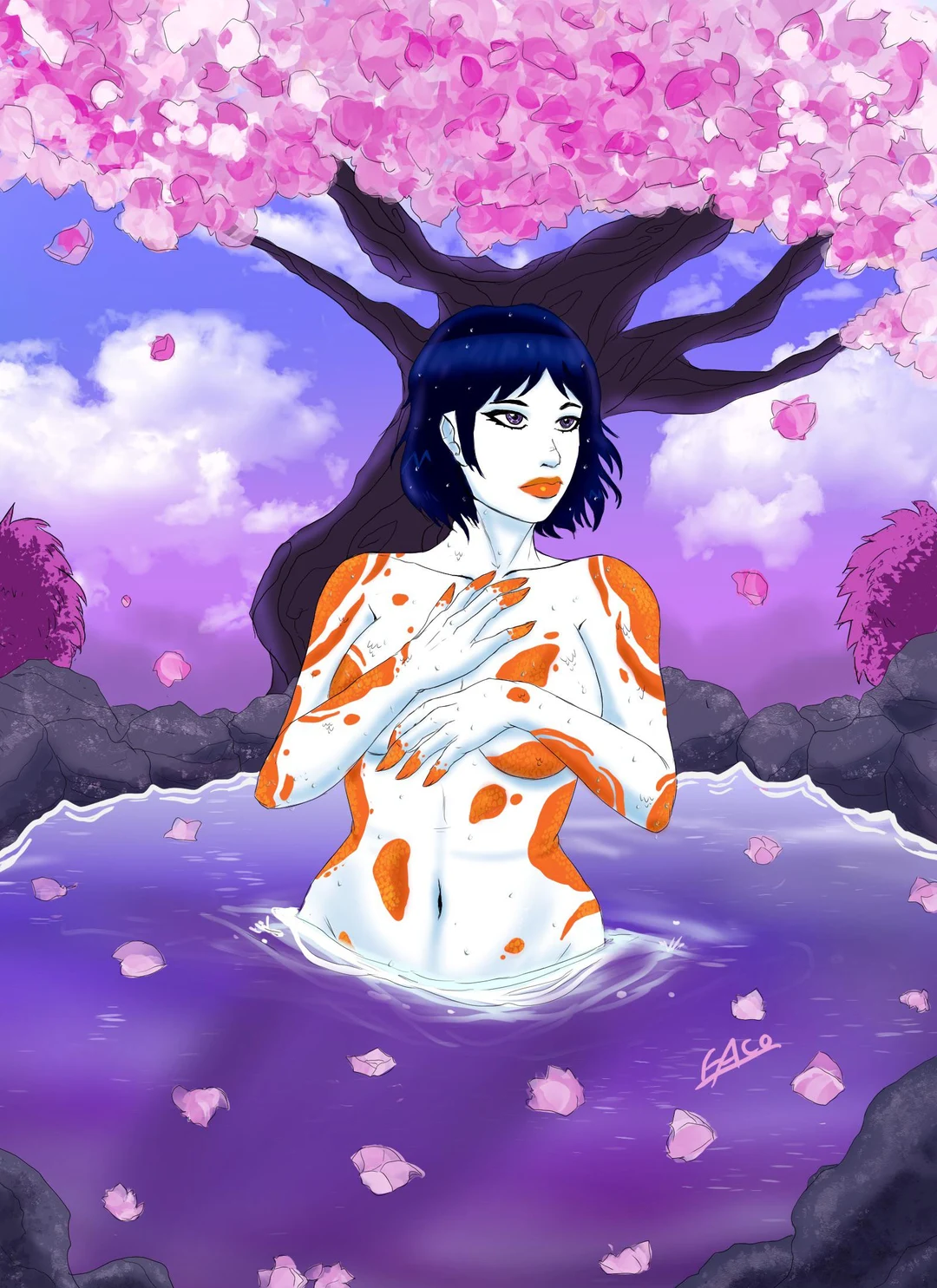 Koi fish mermaid I made :) (faconator) | Scrolller