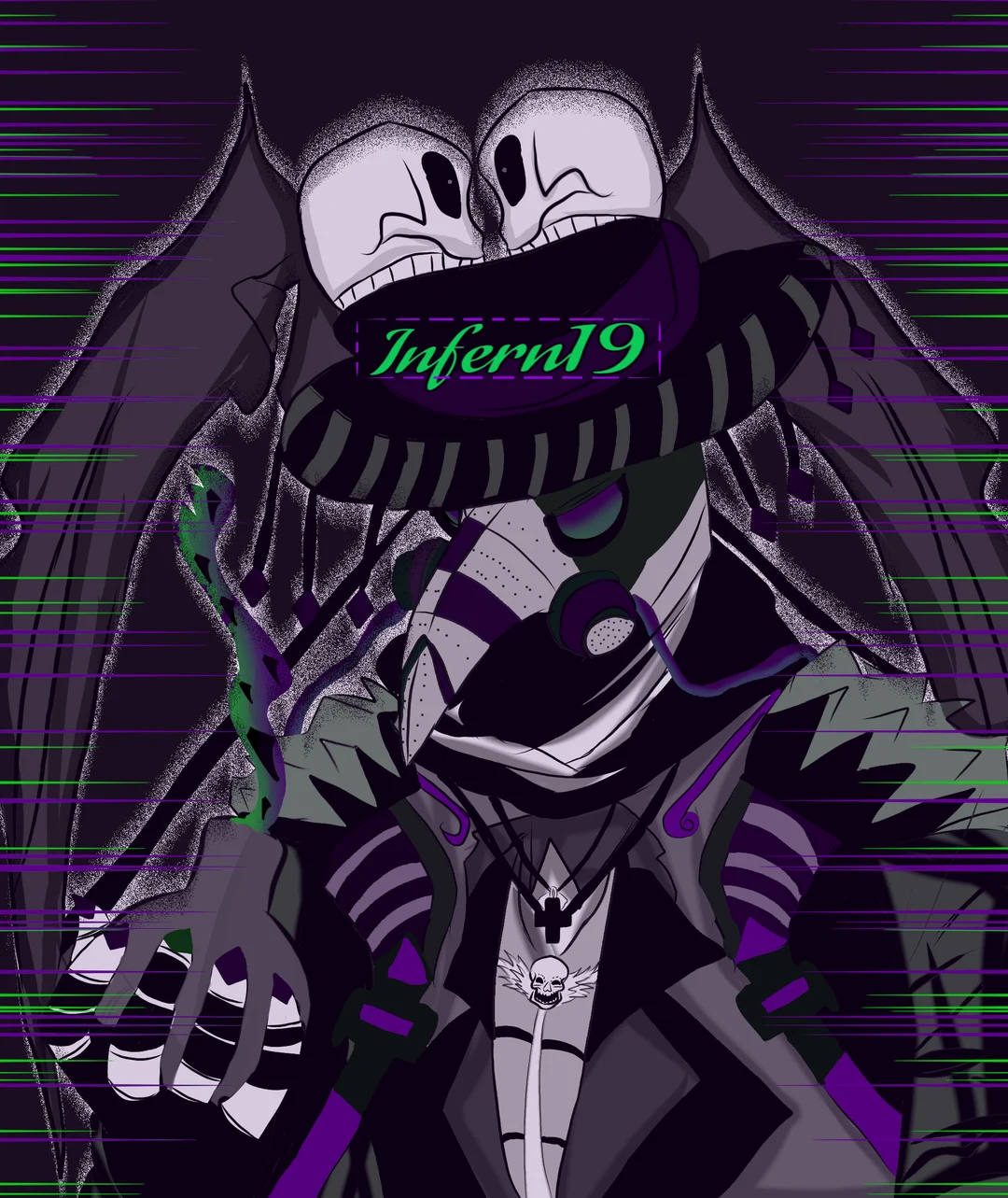 Plague doc, negative.pacifist, digital art, 2023 | Scrolller