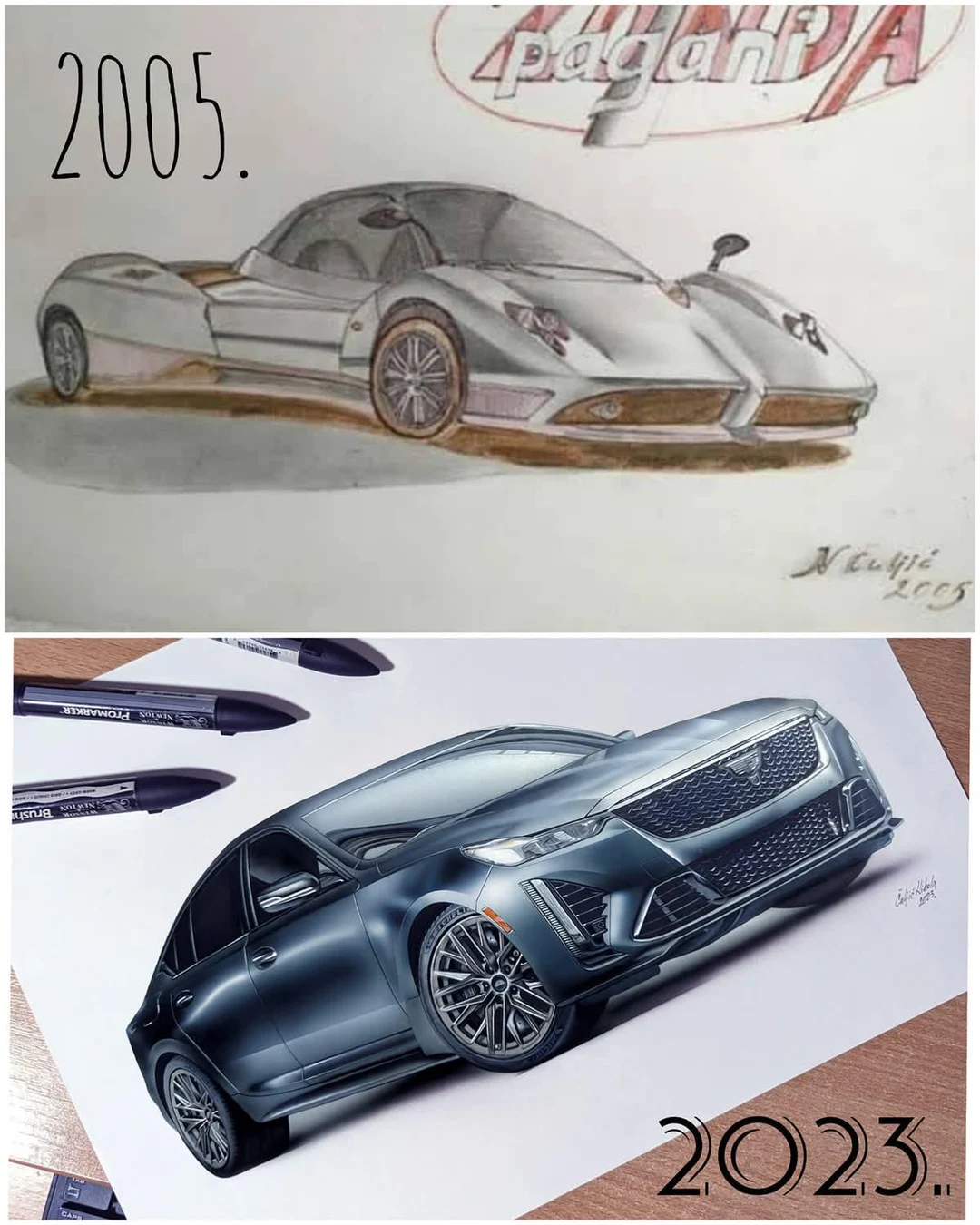 My drawing evolution | Scrolller