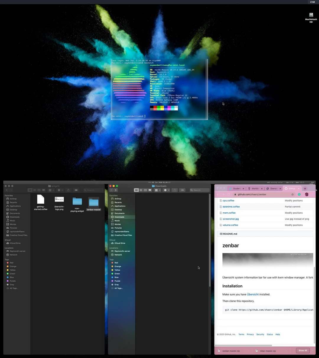 [tiles] this was back in 2020 on my macOS Mojave install using ...