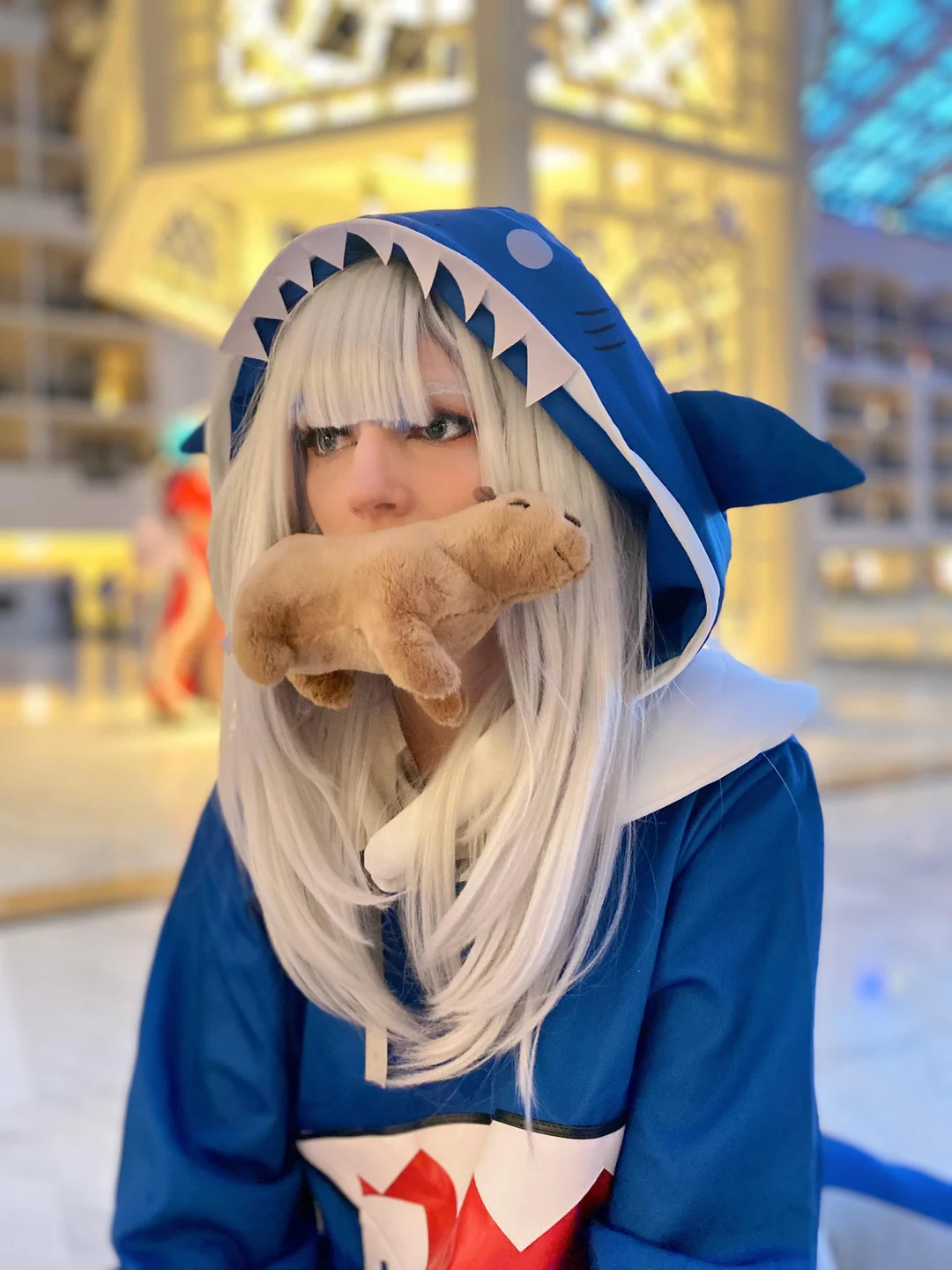 Gawr Gura with a capybara | Scrolller