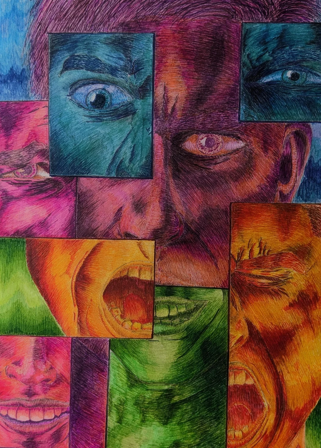 Untitled. A3 Using Fineliner pens. By me. | Scrolller