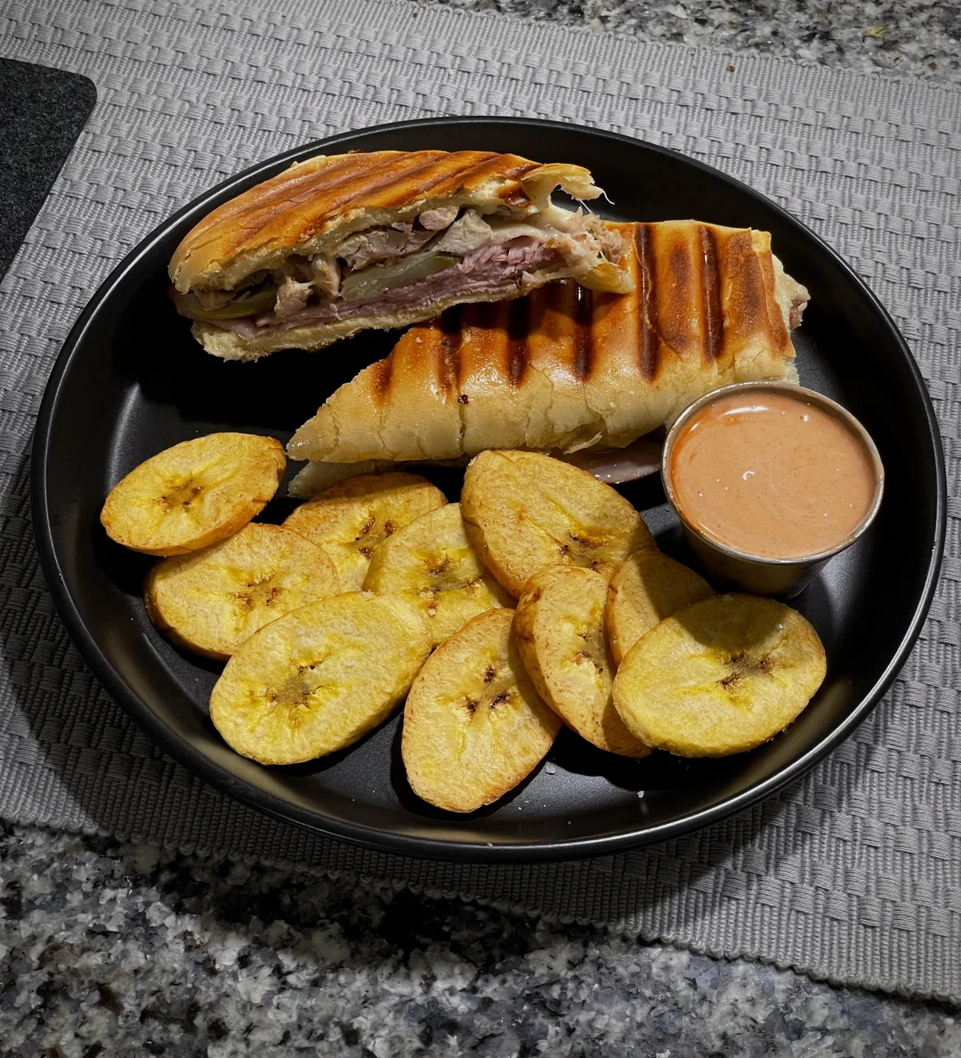 My Cubano with tostones | Scrolller