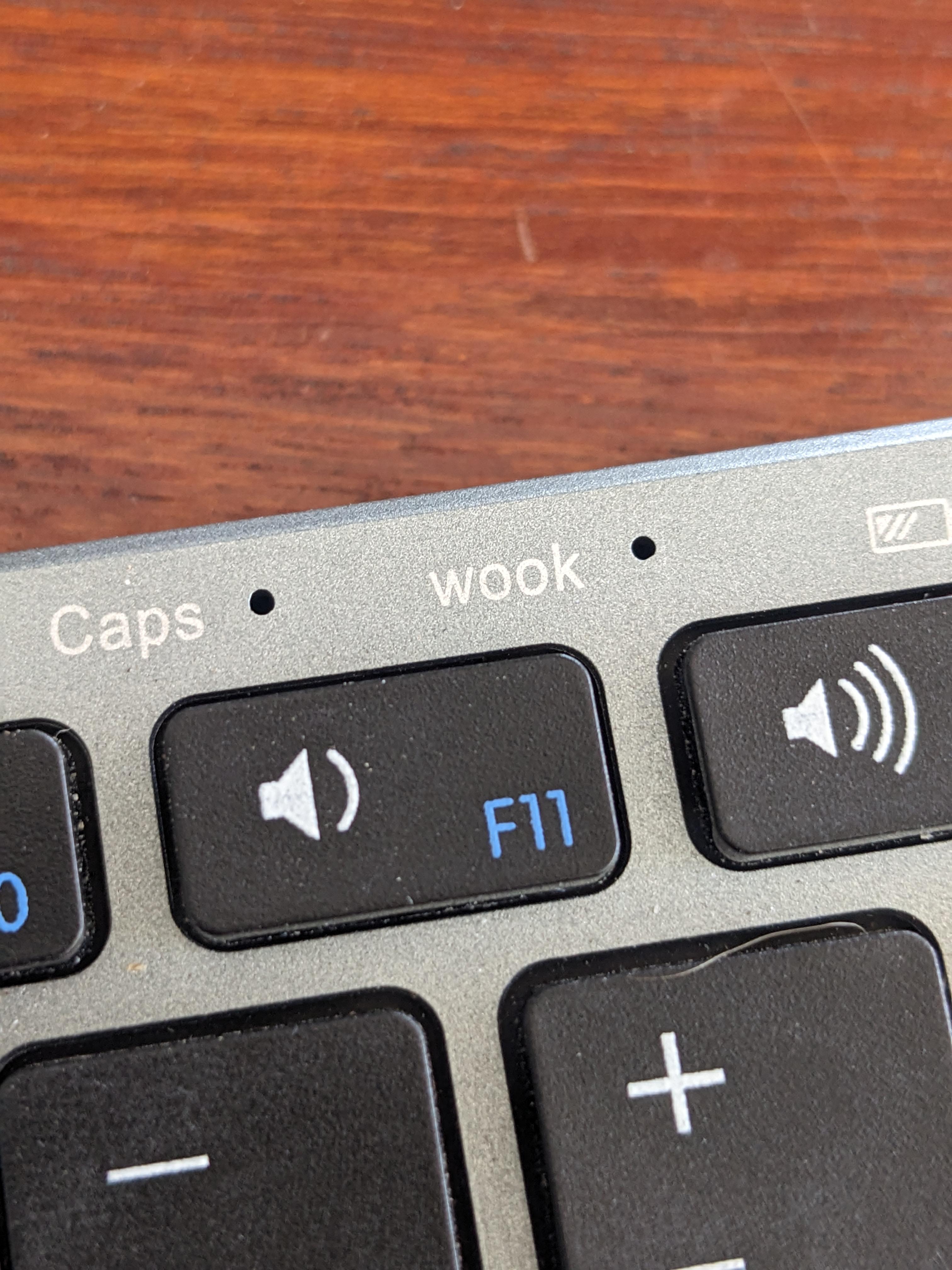 My keyboard has a wook function. | Scrolller