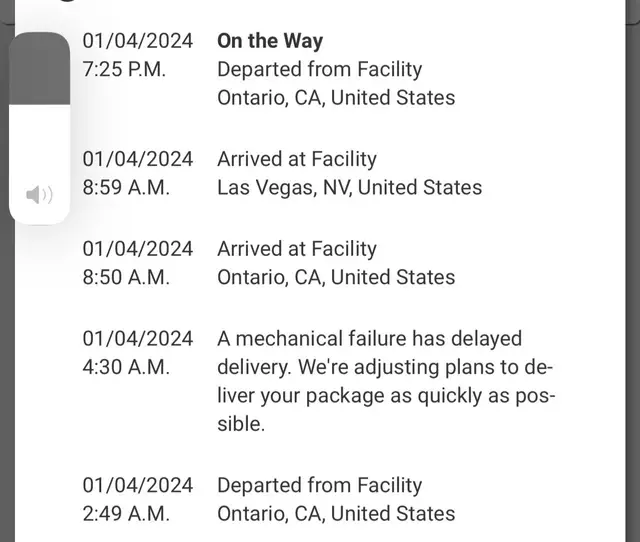 My package is stuck on a time loop lol | Scrolller
