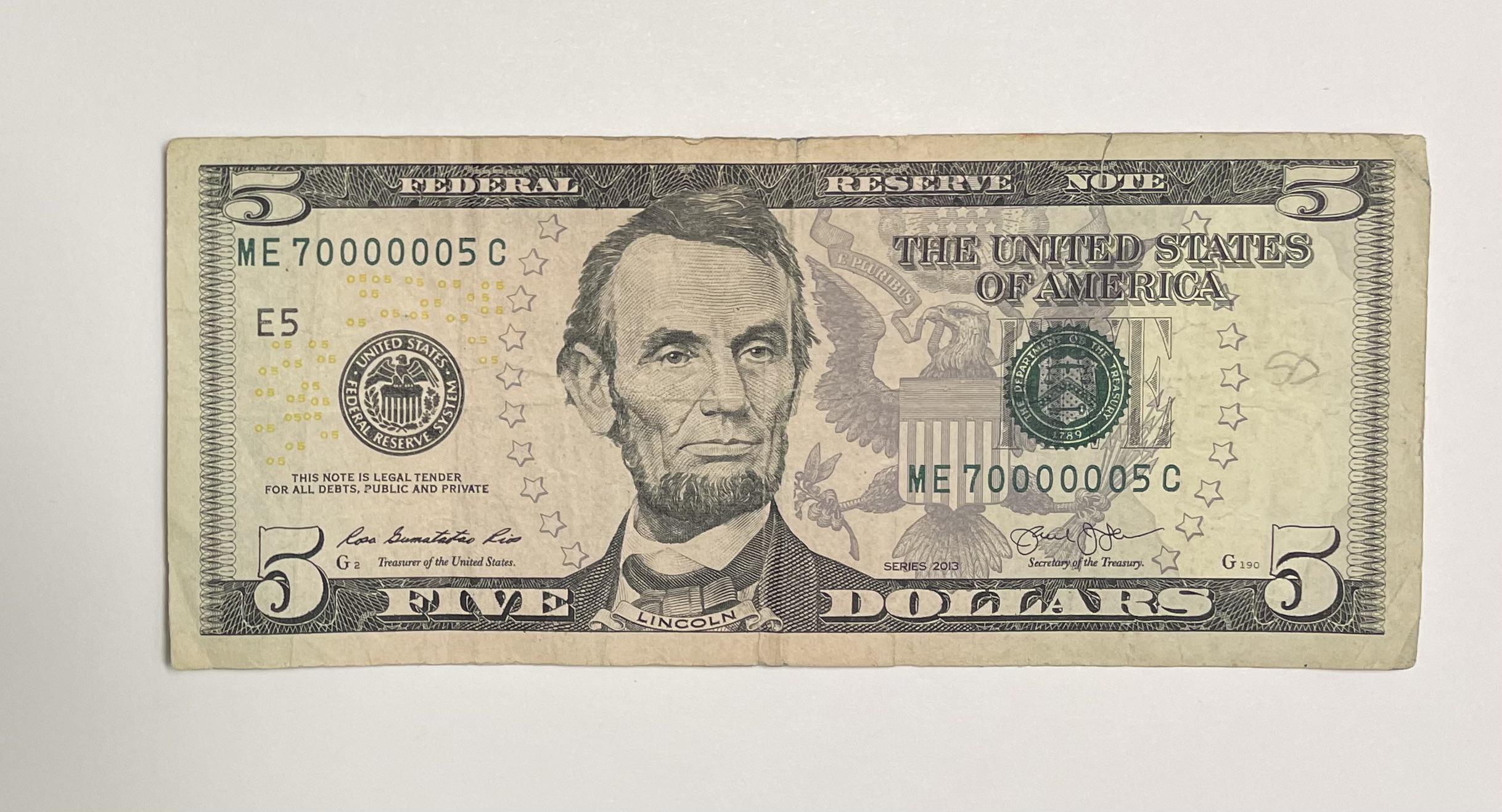 Found this $5 bill with six zeros in the serial number. Anyone know where/how to check its value ...