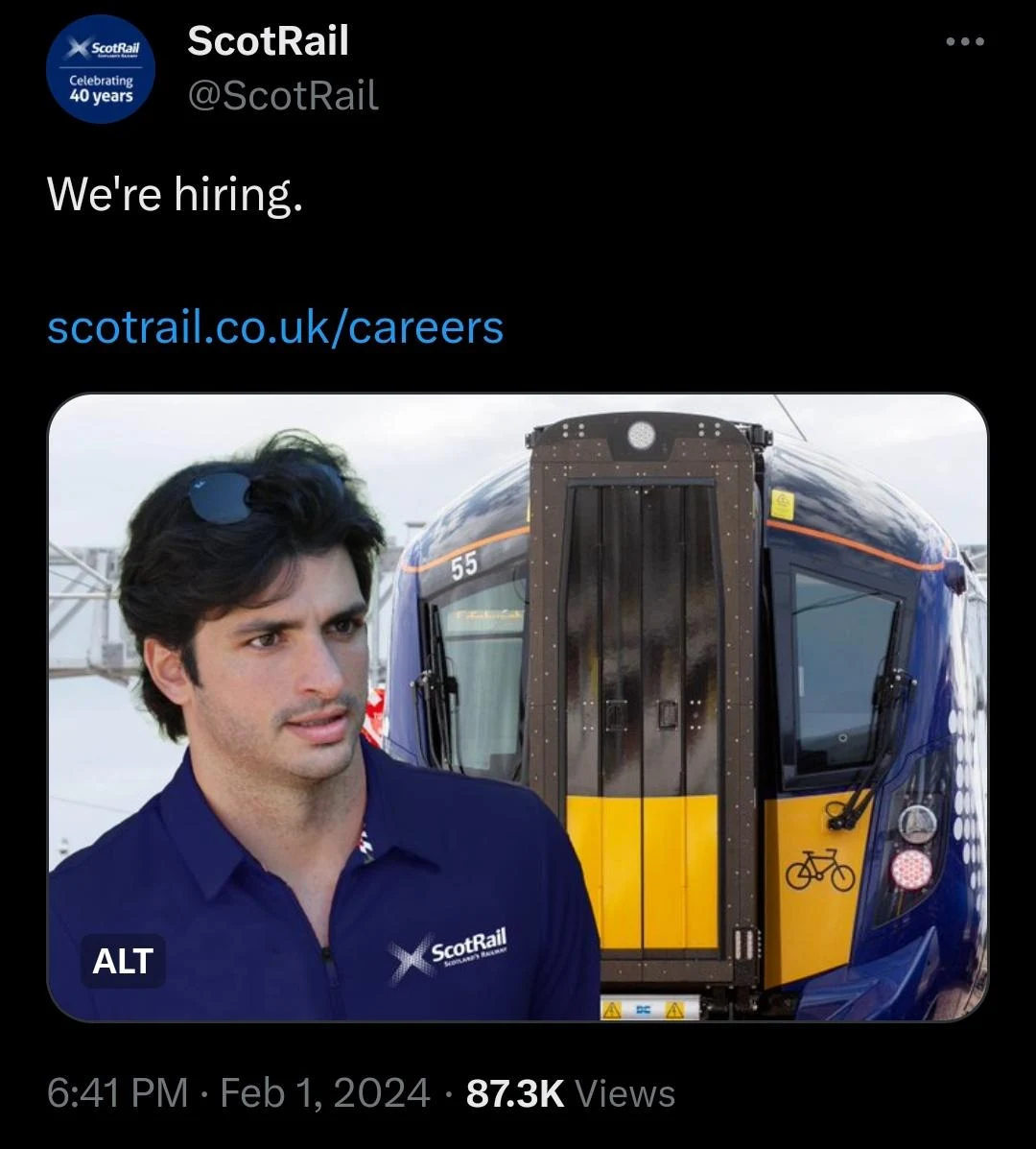 Well played Scotrail admin, well played | Scrolller
