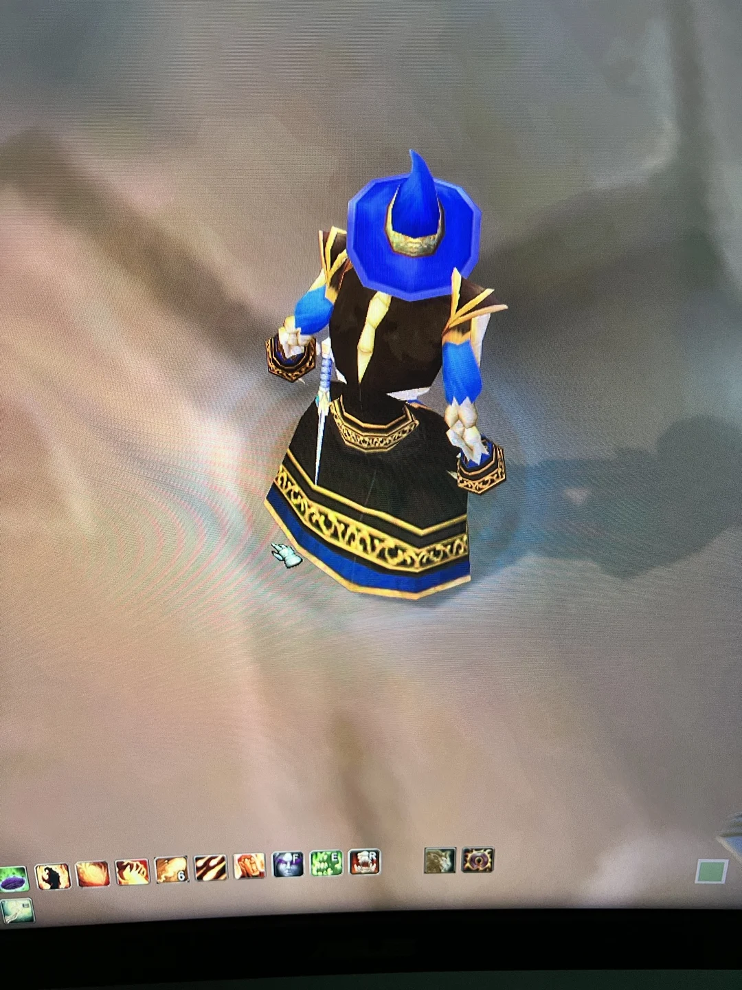 Pulsating aura around feet of newly boosted Affliction Lock. Anyone know what this is? It’s in ...