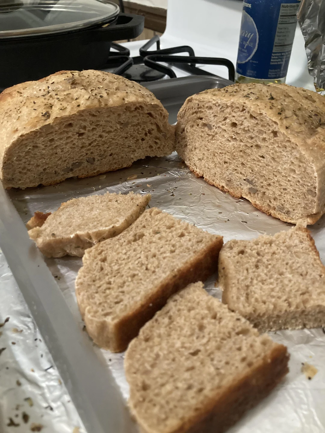 My first light, airy loaf, thanks to advice from you guys! | Scrolller