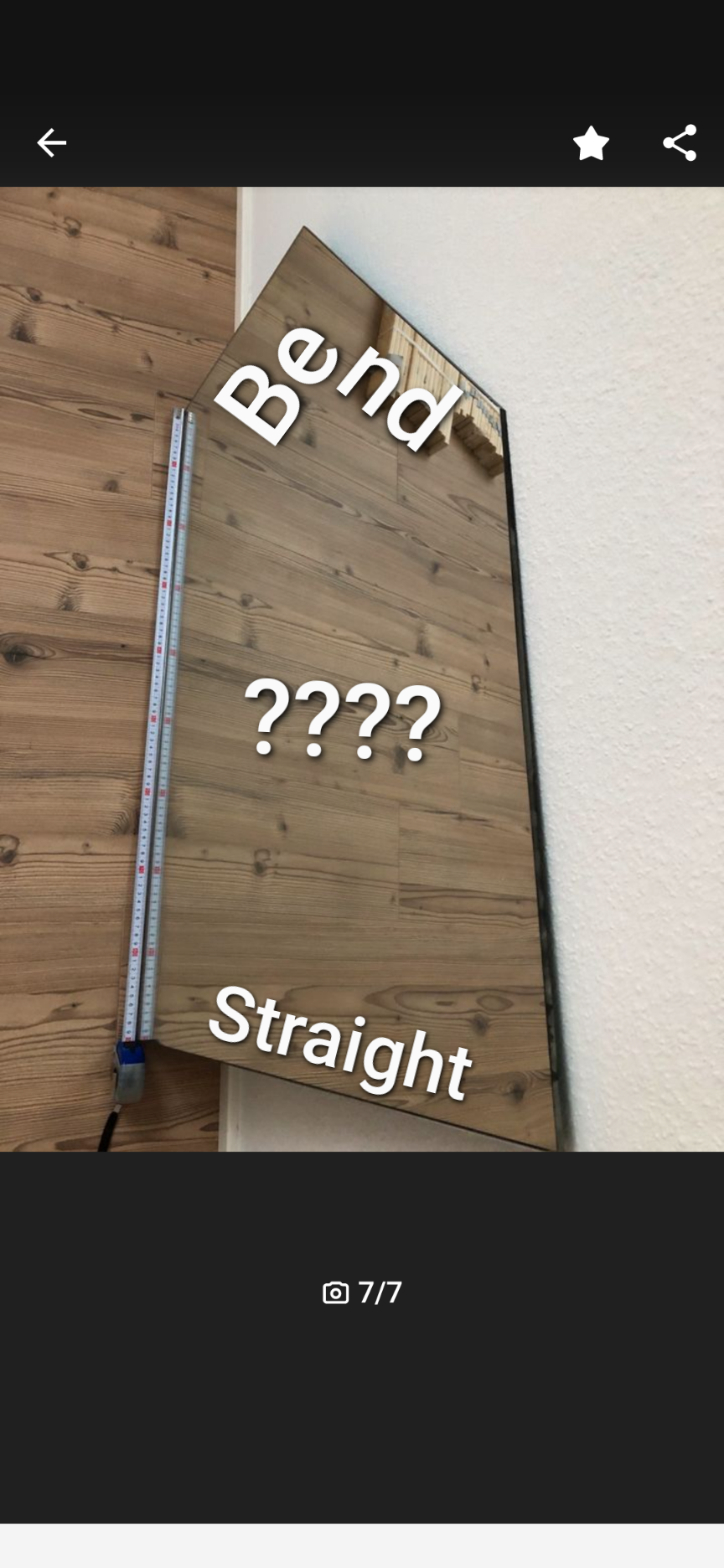 Straight or bend??? | Scrolller