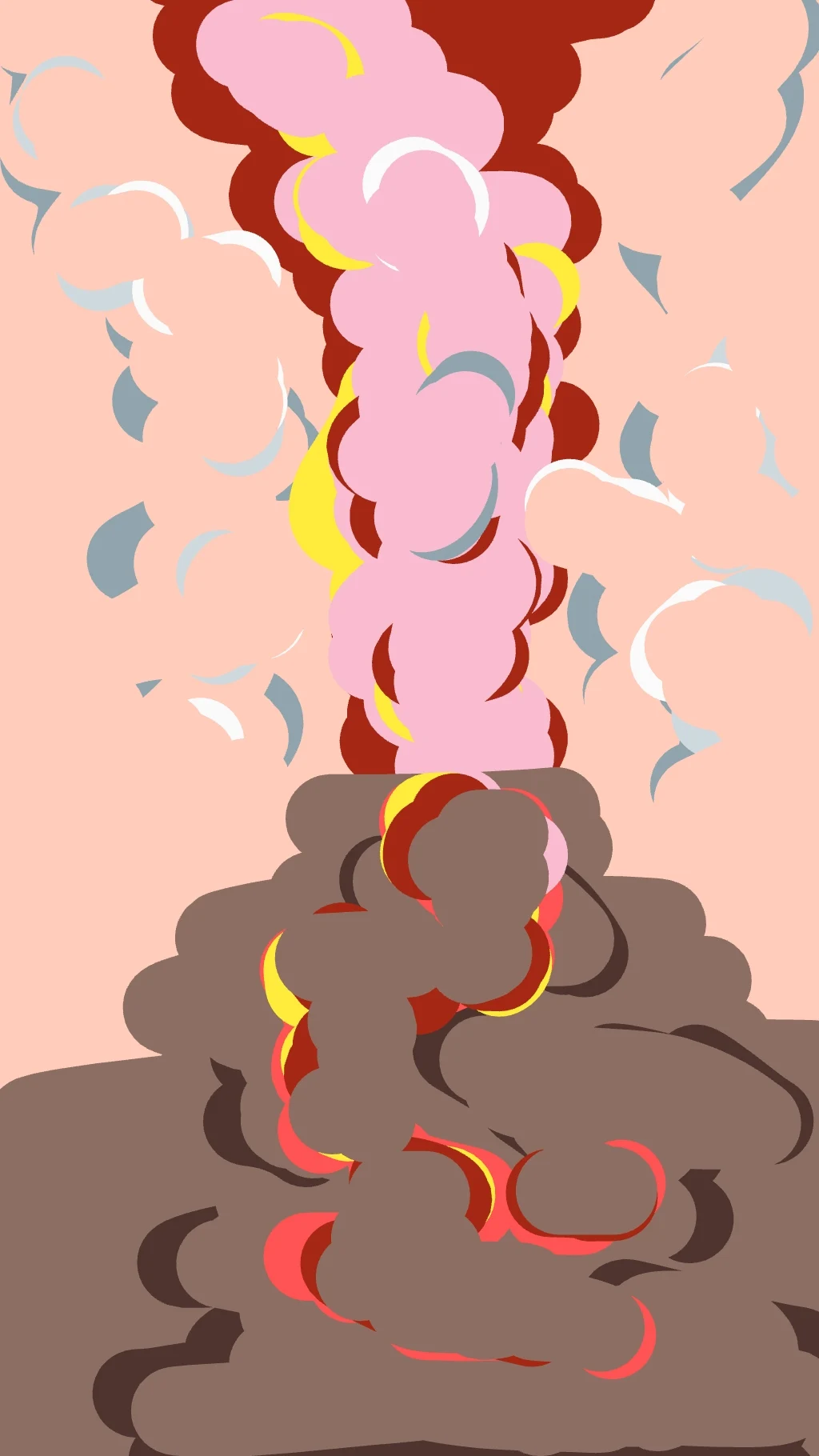 Volcano, me, digital, 2022 | Scrolller