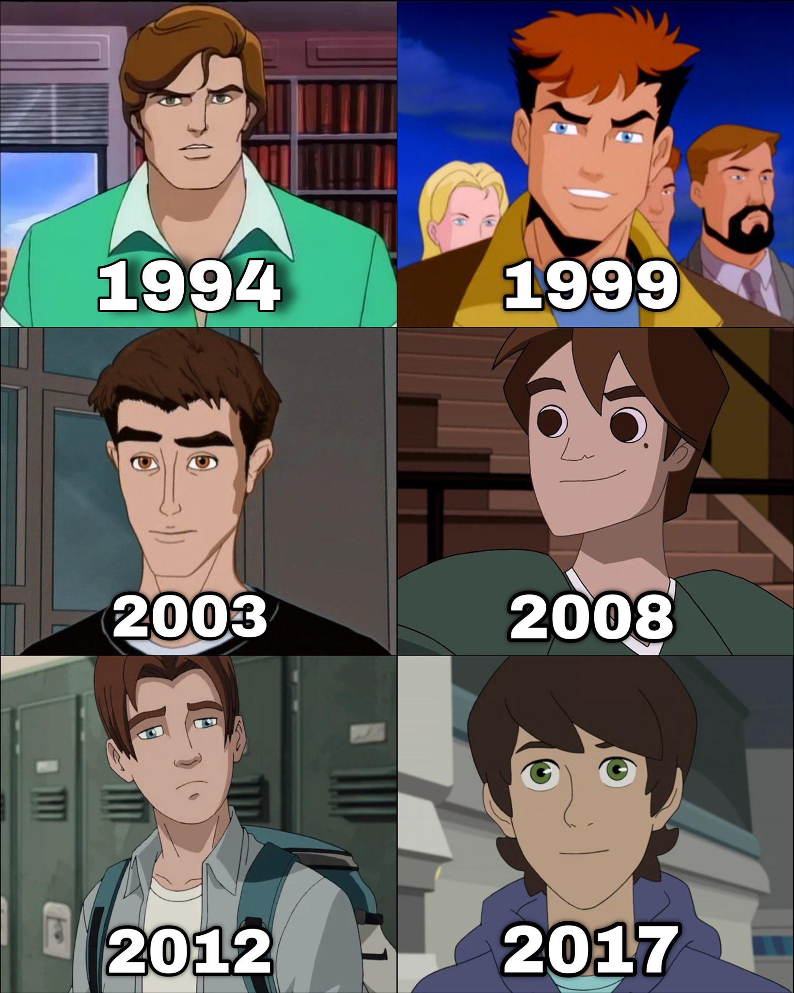 Peter Parker through the years in cartoons | Scrolller