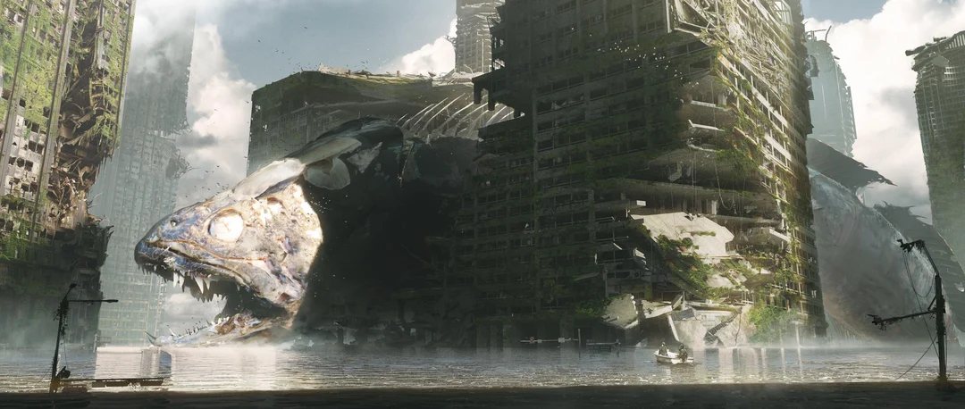 Flooded Earth IV - The Fish by OHA | Scrolller