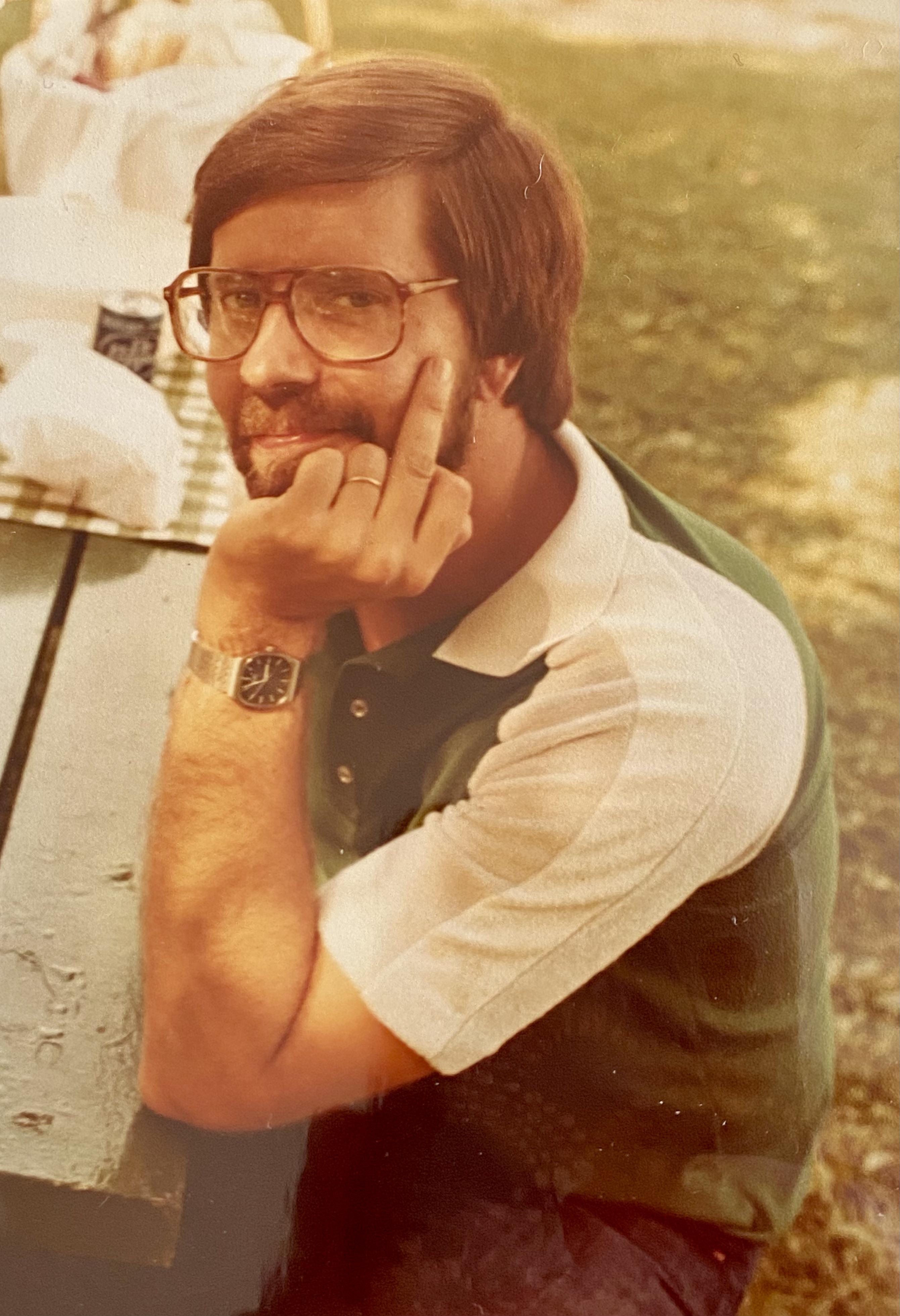 My dad at a VFW picnic ‘78 | Scrolller