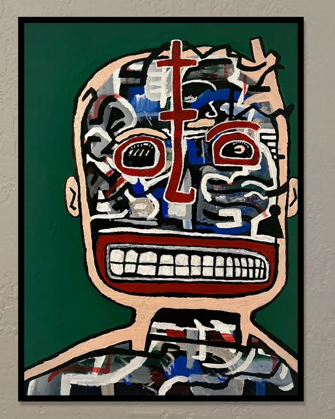 Overthinker, hotplate_det, acrylic on canvas, 2023 | Scrolller