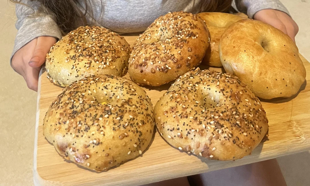 I made sourdough bagels! | Scrolller