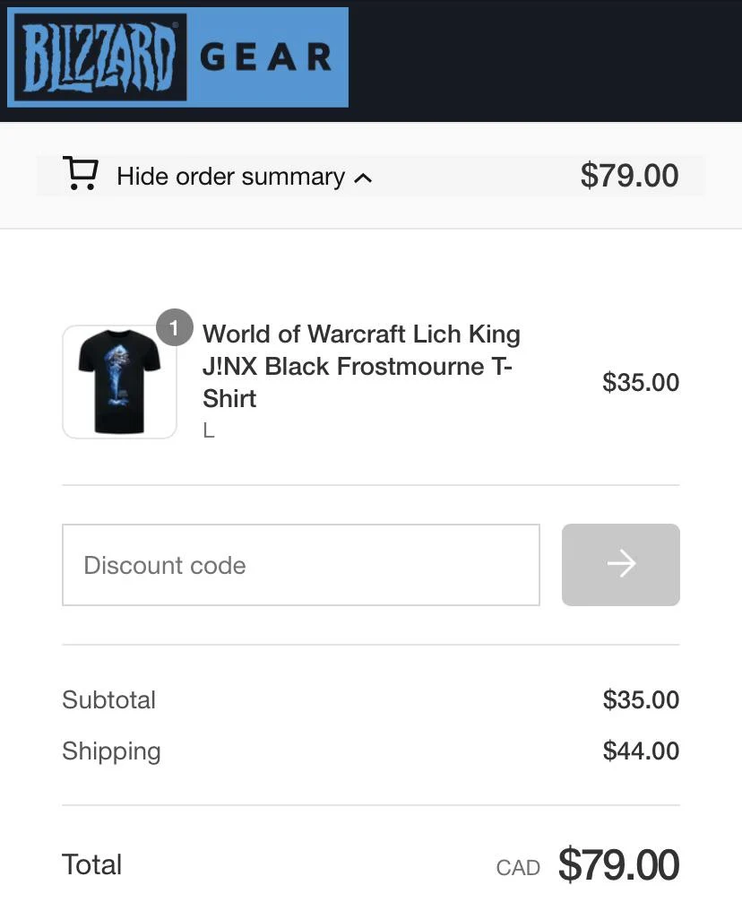 Blizzard gear Canada | Scrolller