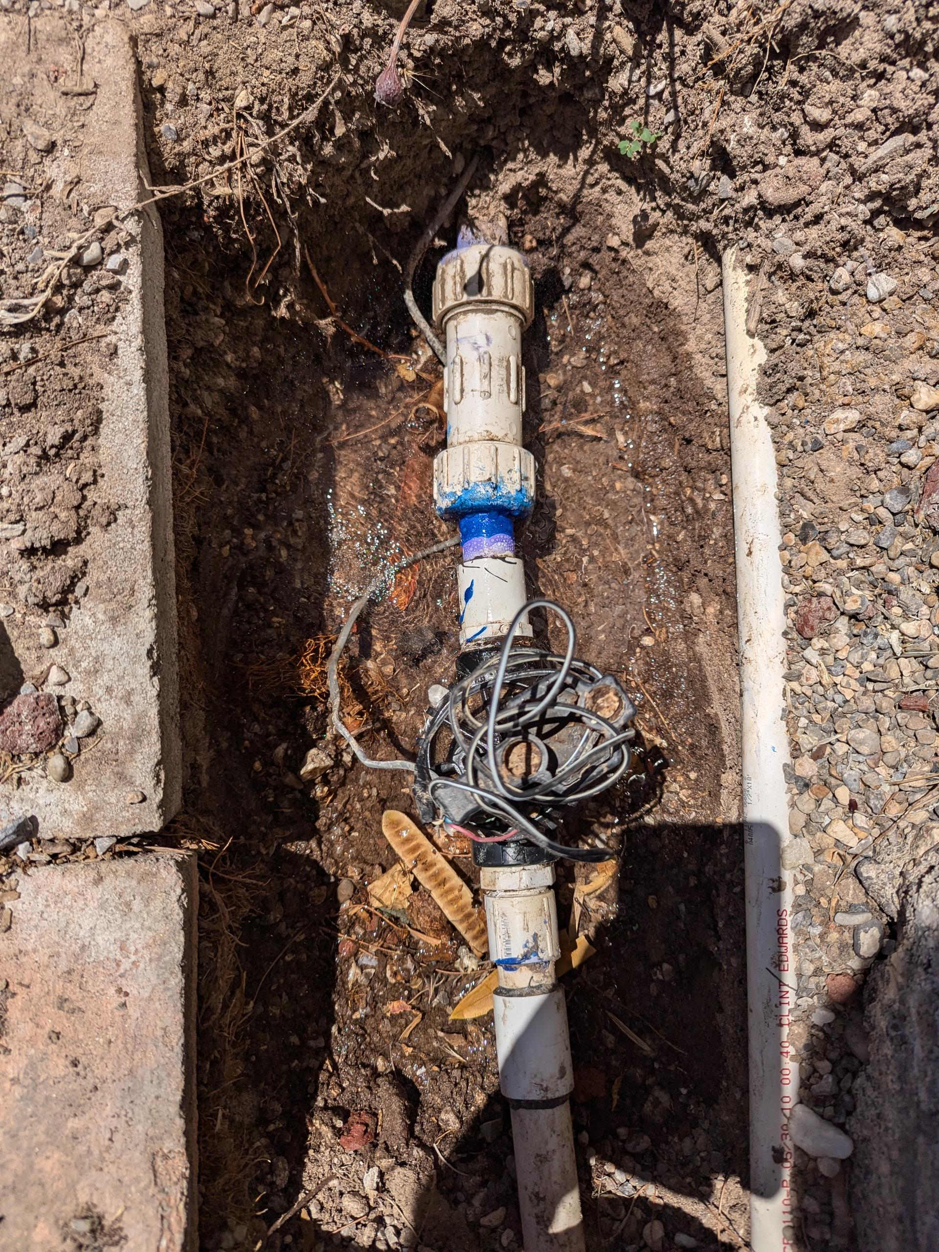 Installed A irrigation valve | Scrolller