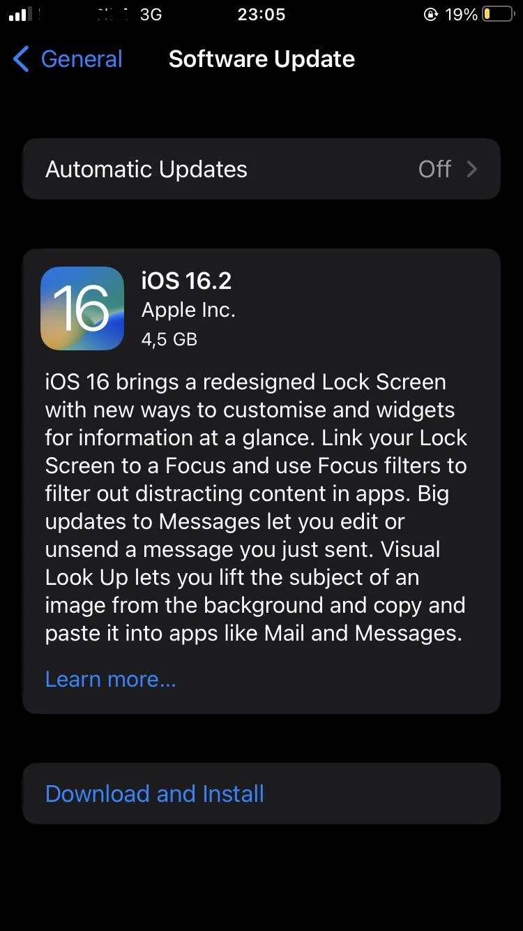[Support] Can I update to iOS 15.7.2 without updating to iOS 16.2? (currently on iOS 15.6 ...