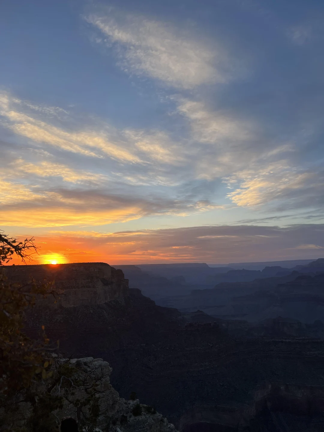 Sunset on the south rim of the Grand Canyon | Scrolller