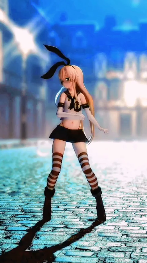 Shimakaze - Beat Eater [MMD] | Scrolller