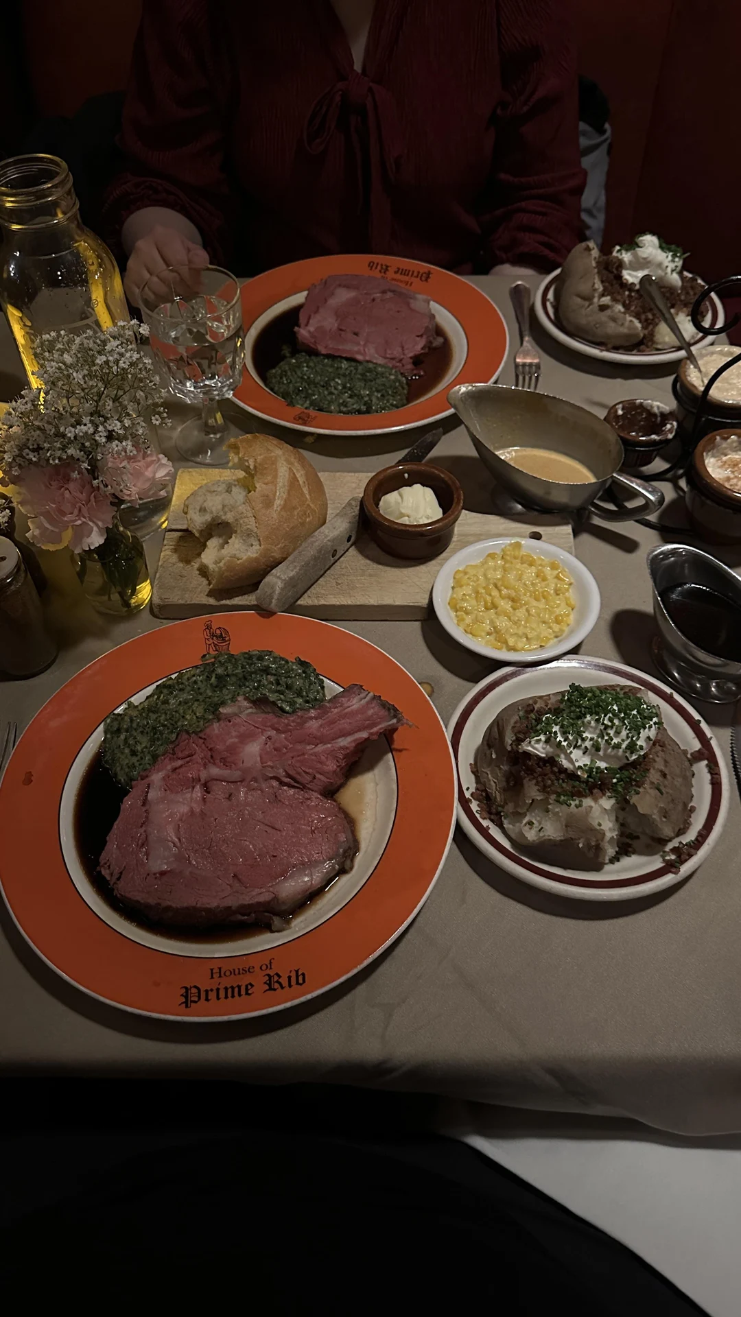 Last night’s House of Prime Rib dinner | Scrolller