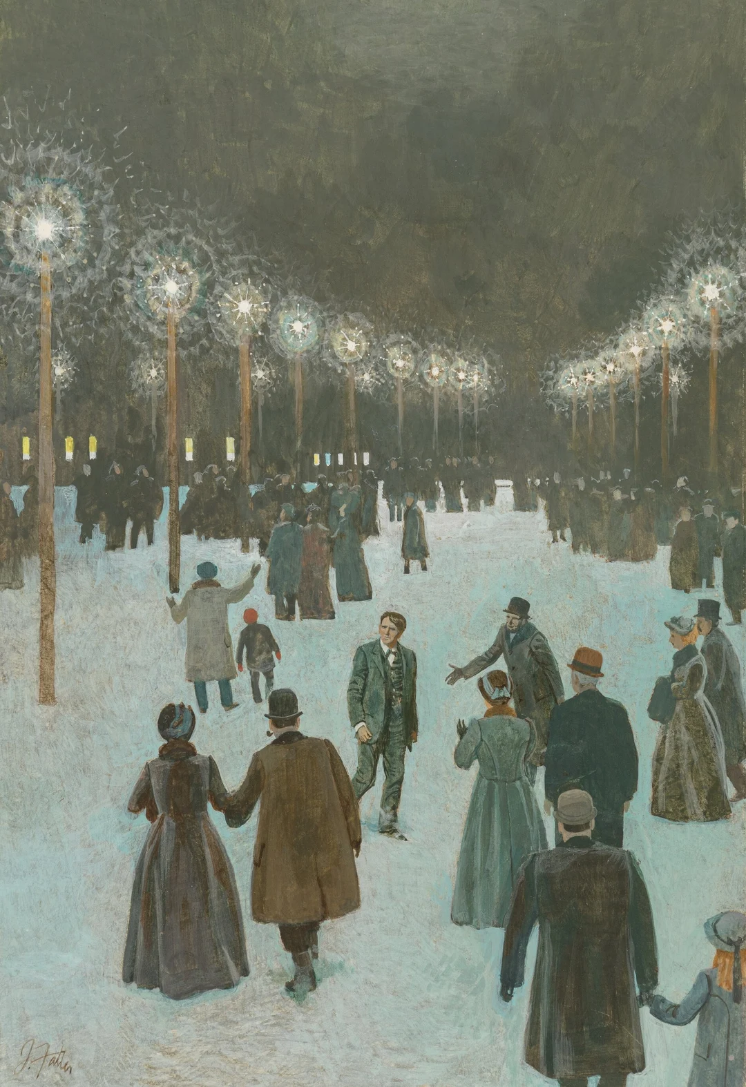 Winter Scene by John Philip Falter | Scrolller