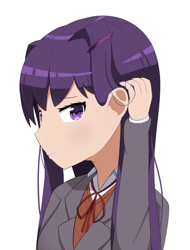 Yuri brushing her hair back | Scrolller
