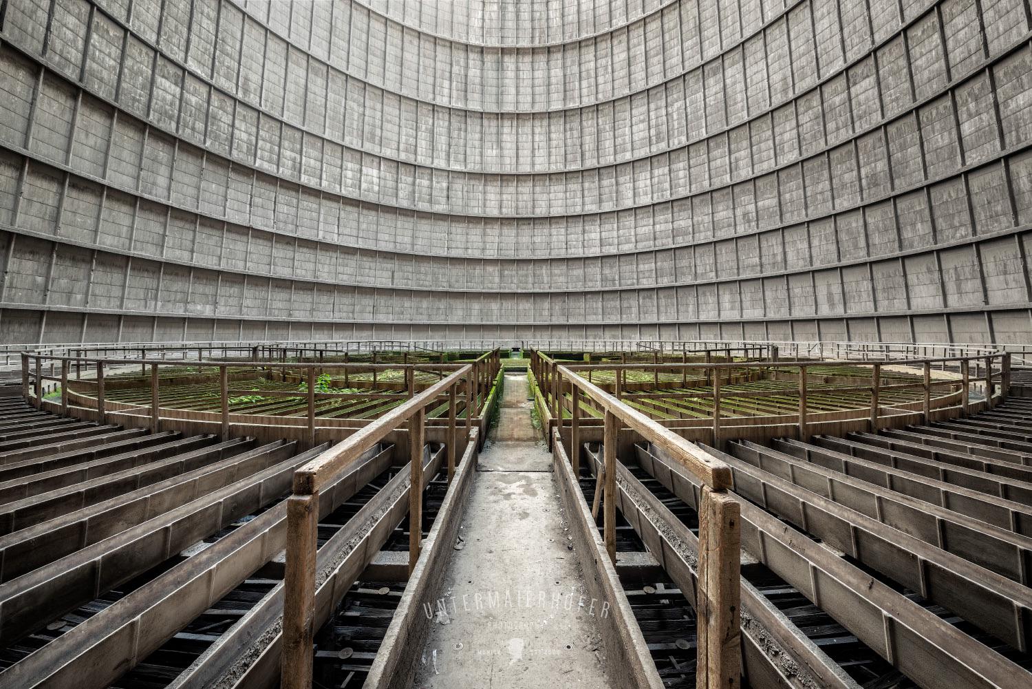 Inside an Abandoned cooling tower [oc] | Scrolller