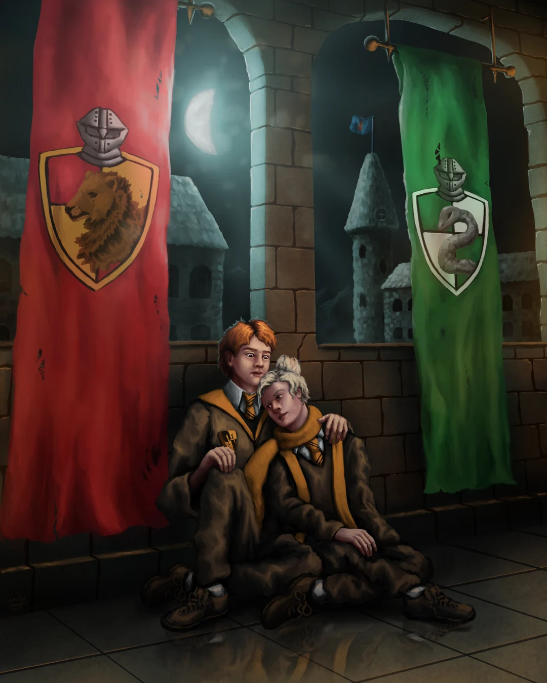 Discover more like ImaginaryHogwarts: Ron & Draco as first-year Hufflepuffs and Related Content ...