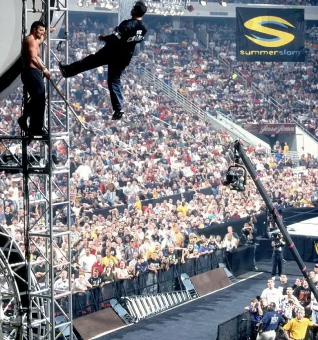 Shane McMahon falling off the SummerSlam set makes a great hardcore cover album | Scrolller