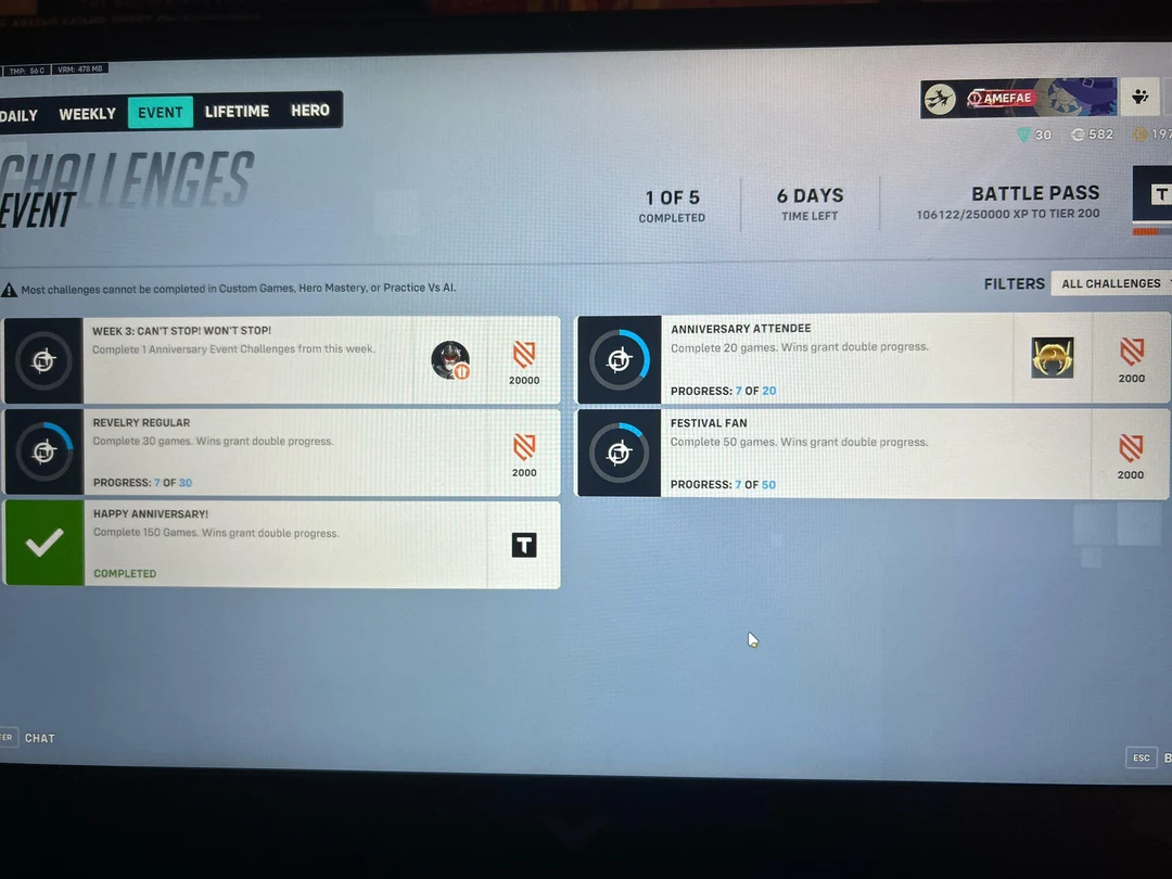 Event Challenges Changed? | Scrolller