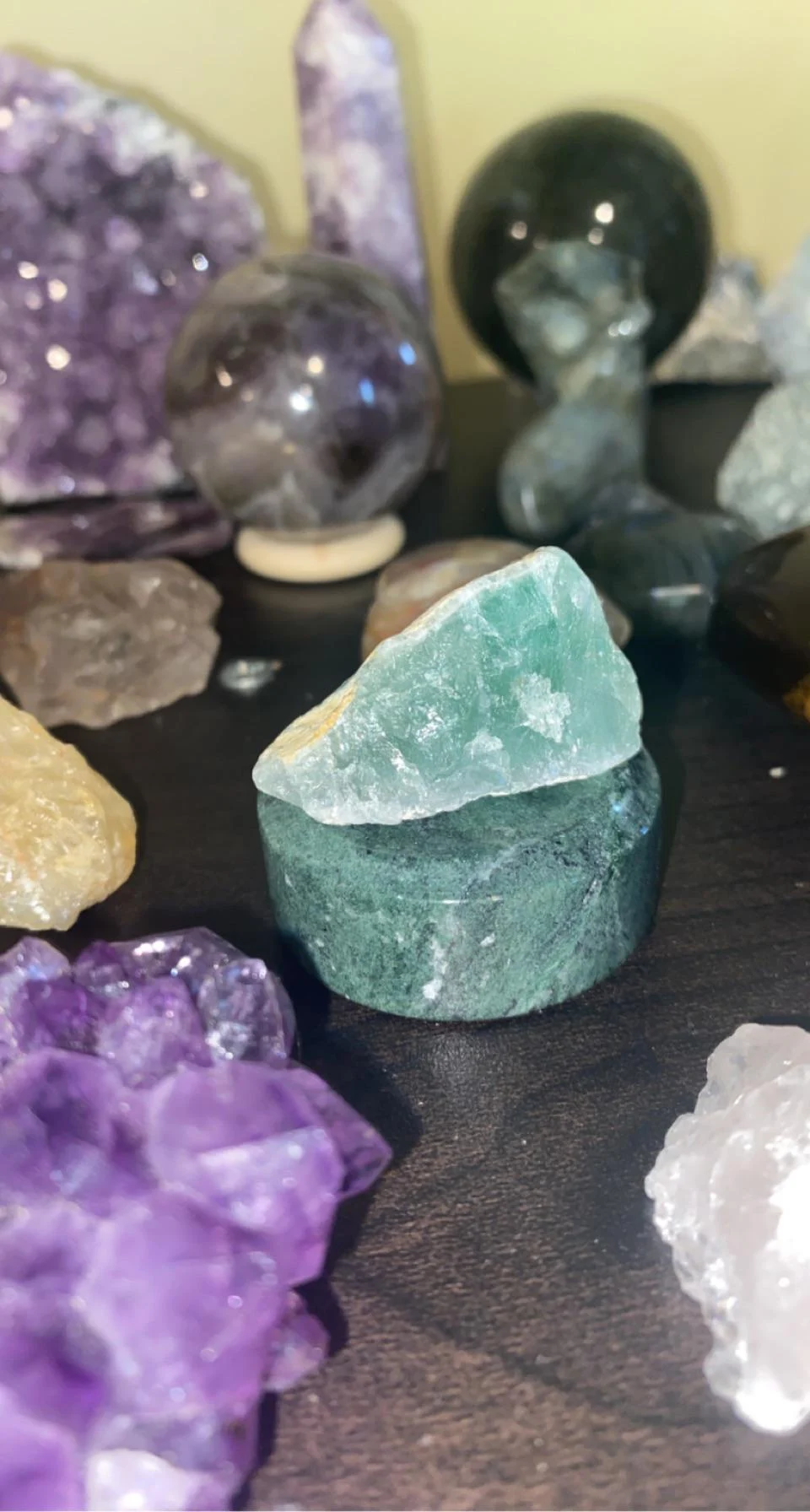 Green fluorite (: | Scrolller